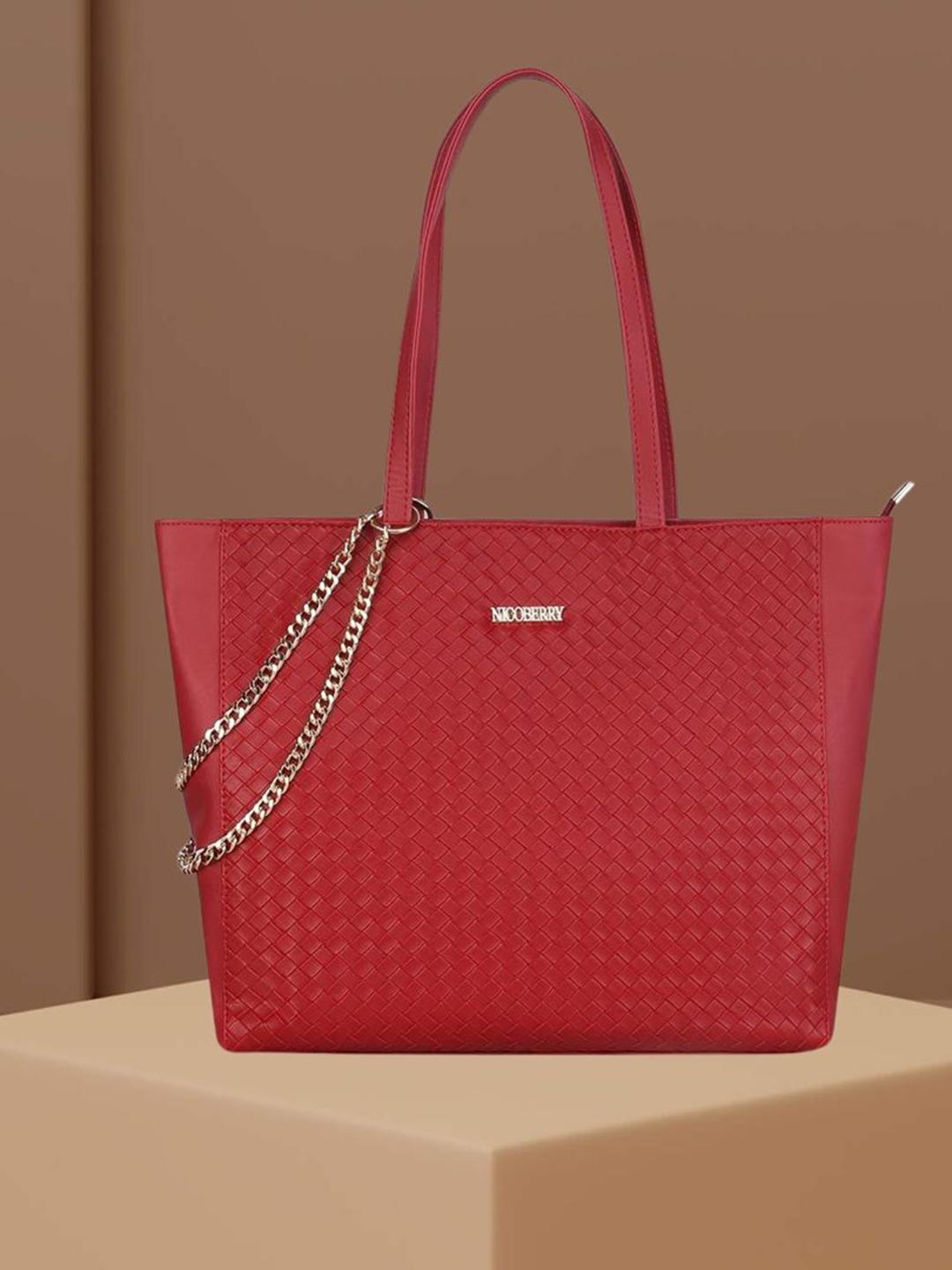 Buy Nicoberry Women Textured Structured Shoulder Bag - Handbags for ...