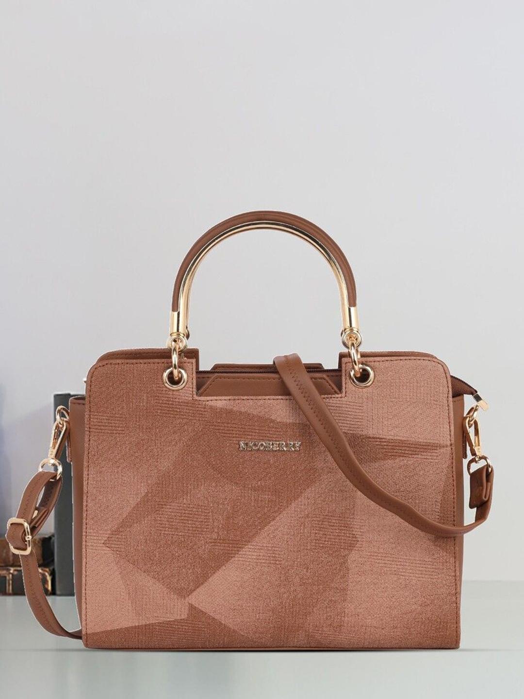 Buy Nicoberry Women Textured Structured Handheld Bag - Handbags for ...