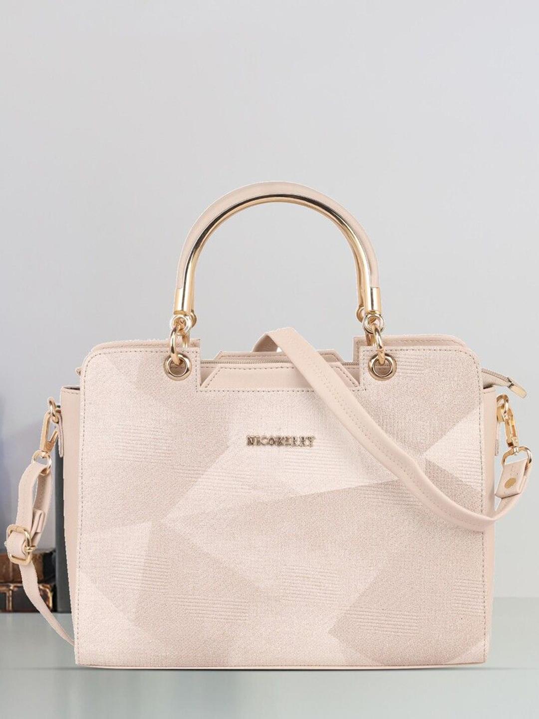 Buy Nicoberry Women Textured Structured Handheld Bag - Handbags for ...