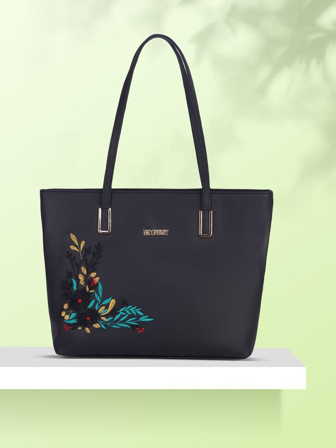 Buy Nicoberry Women Floral Printed Structured Shoulder Bag - Handbags ...