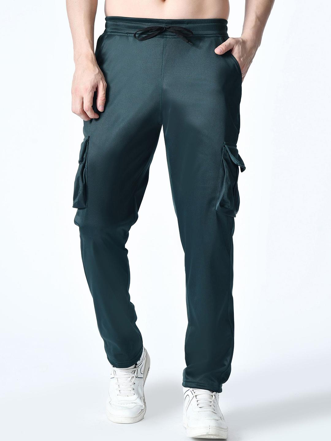 Buy BAESD Men Mid Rise Cargo Style Regular Fit Lower Pants - Track ...