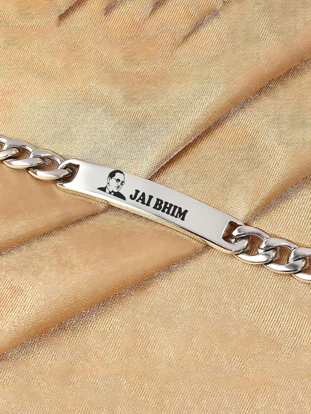 Buy M Men Style Men Silver Plated Armlet Bracelet - Bracelet for Men ...