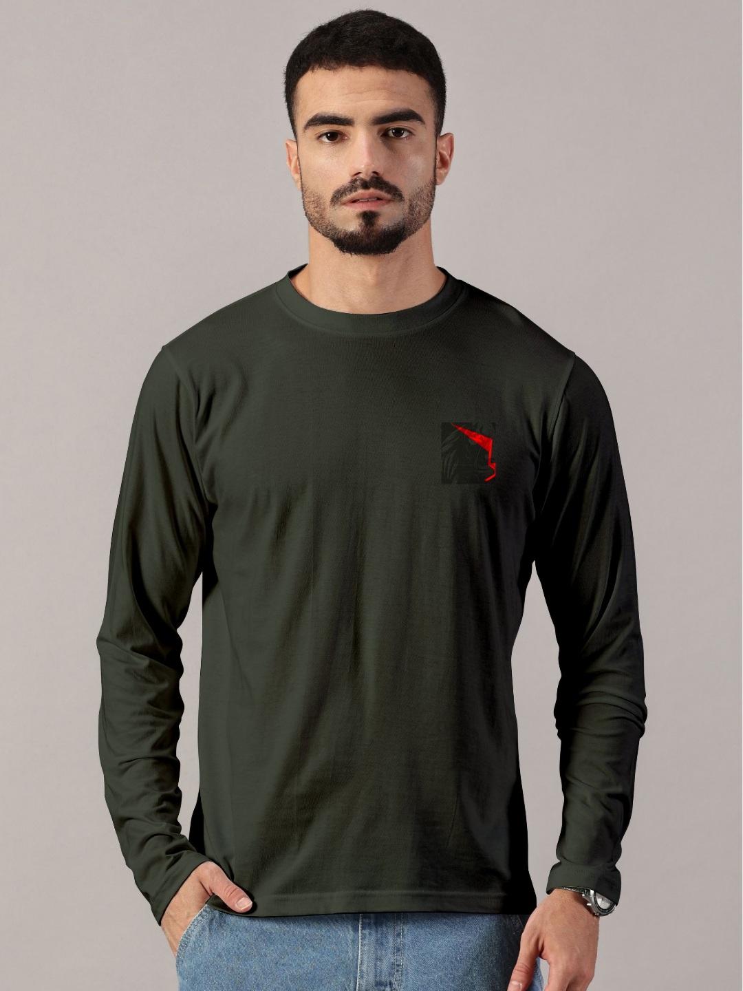 Buy LEON Men Typography Printed Round Neck Cotton T Shirt - Tshirts for ...