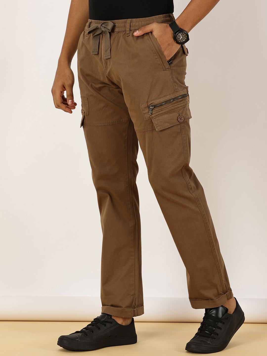 Buy Beevee Men Mid Rise Cargos - Trousers for Men 33377810 | Myntra