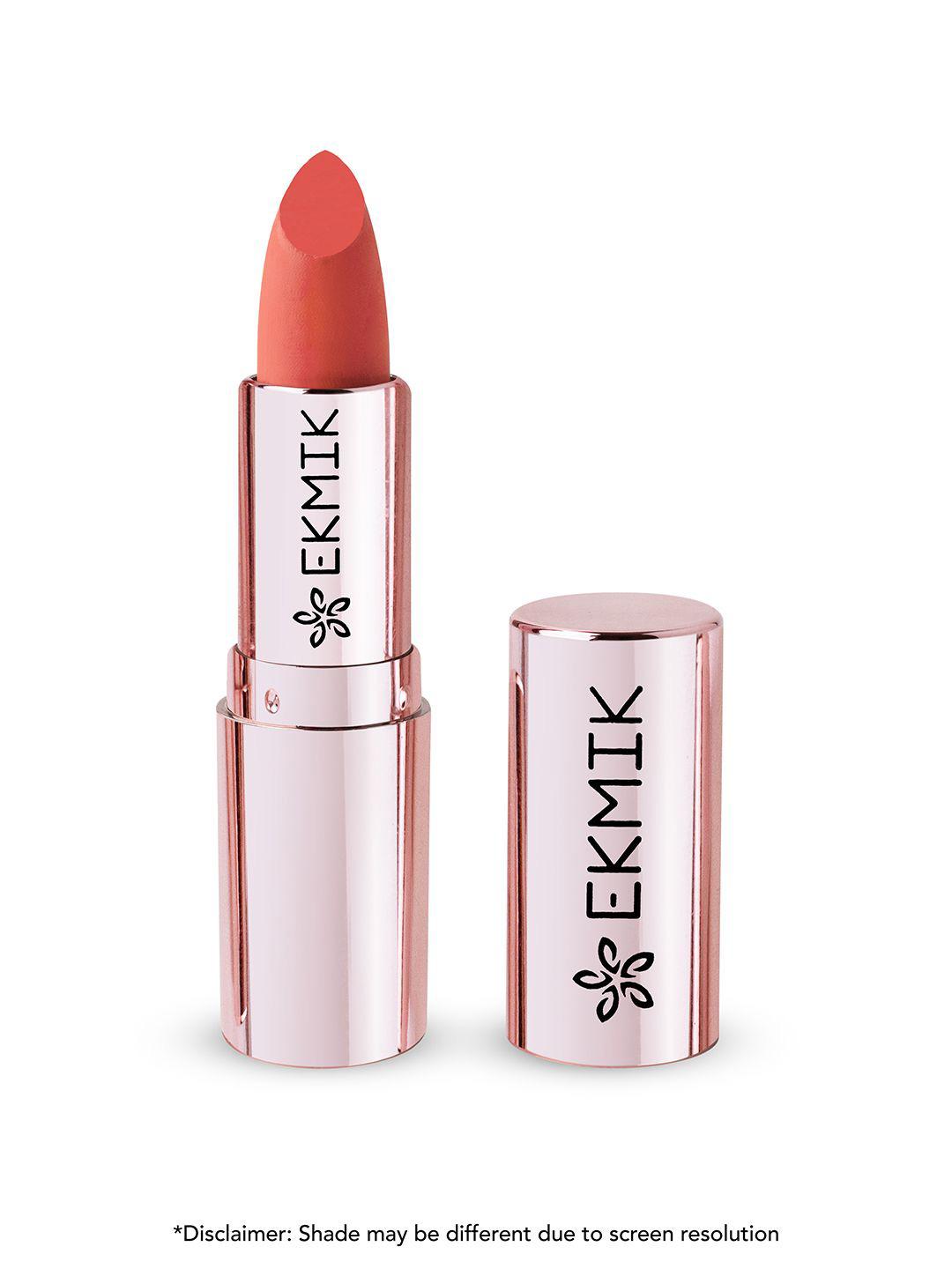 Buy Ekmik Comfy Lips Creme Matte Long Lasting Lipstick 4 G Nude Punch ...