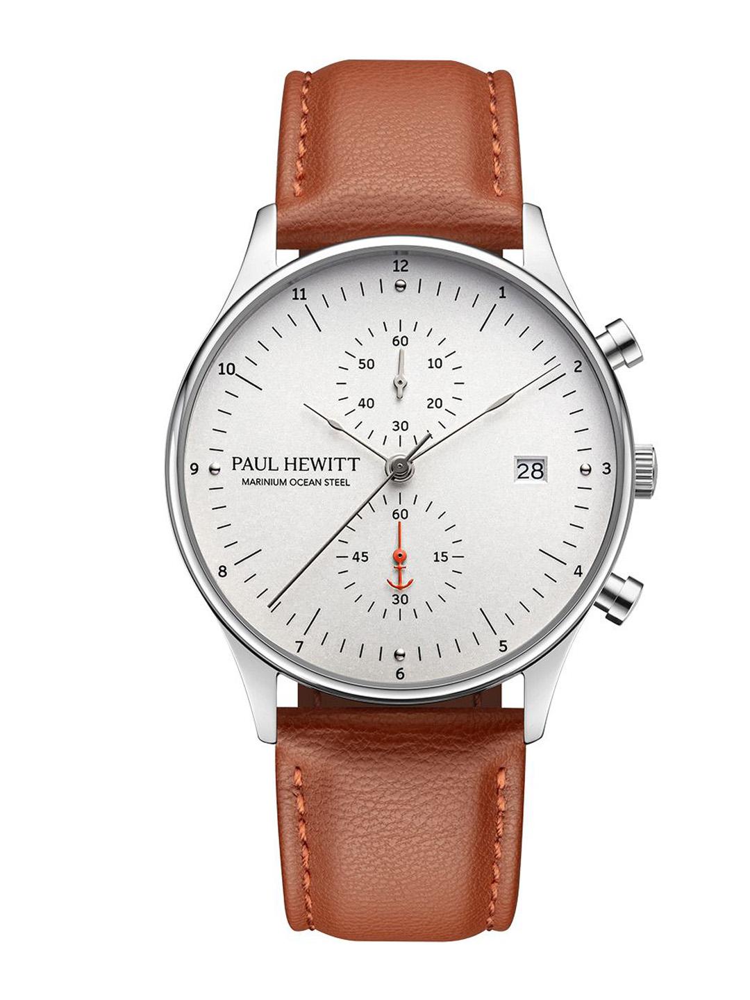 Buy PAUL HEWITT Chrono Men Dial & Leather Straps Multi Function ...