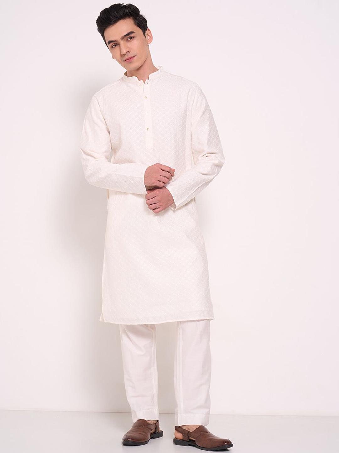 Buy Indus Route By Pantaloons Ethnic Motifs Embroidered Thread Work ...