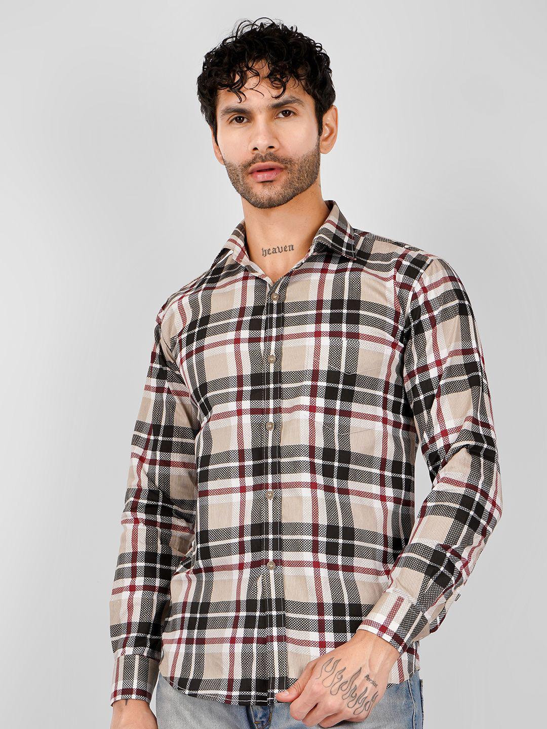 Buy DESIGN UP Men Checked Cotton Causal Shirt - Shirts for Men 33052835 ...