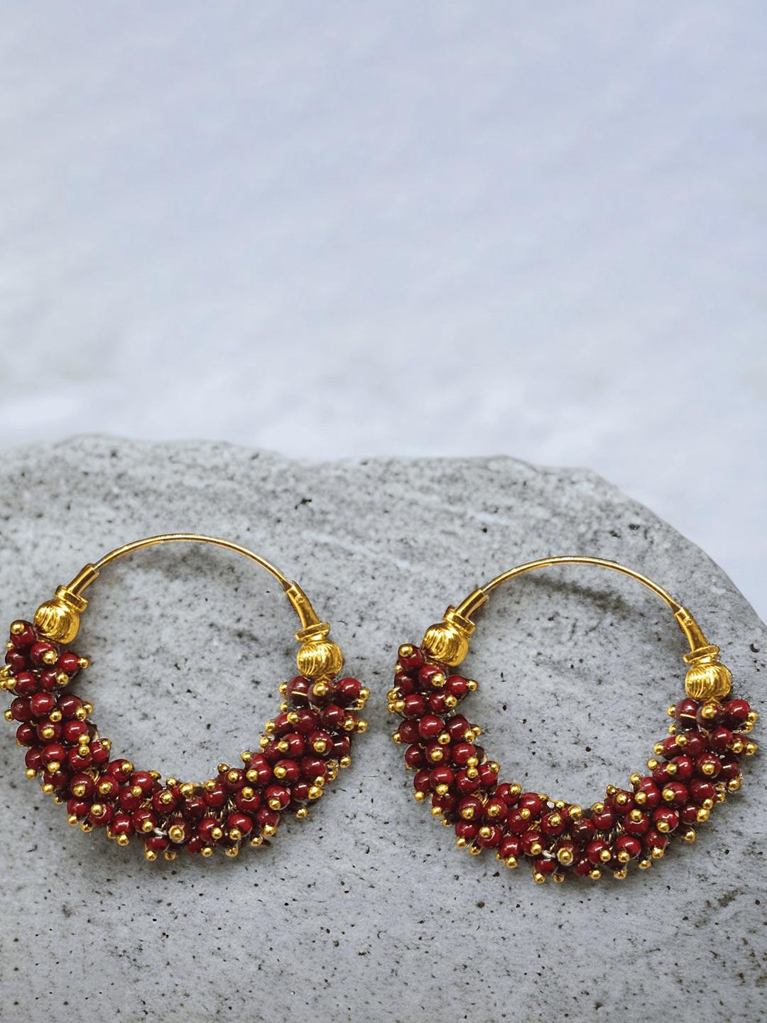 Buy Anouk Contemporary Hoop Earrings - Earrings for Women 33073493 | Myntra