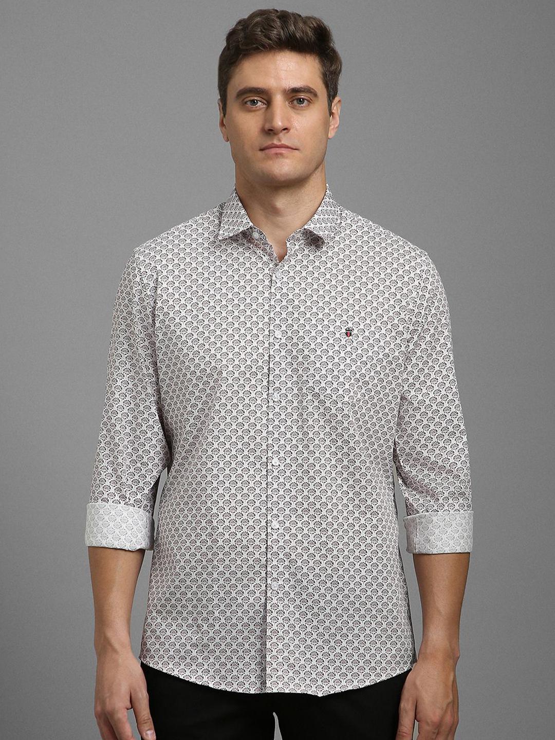 Buy Louis Philippe Sport Men Slim Fit Opaque Printed Casual Shirt ...