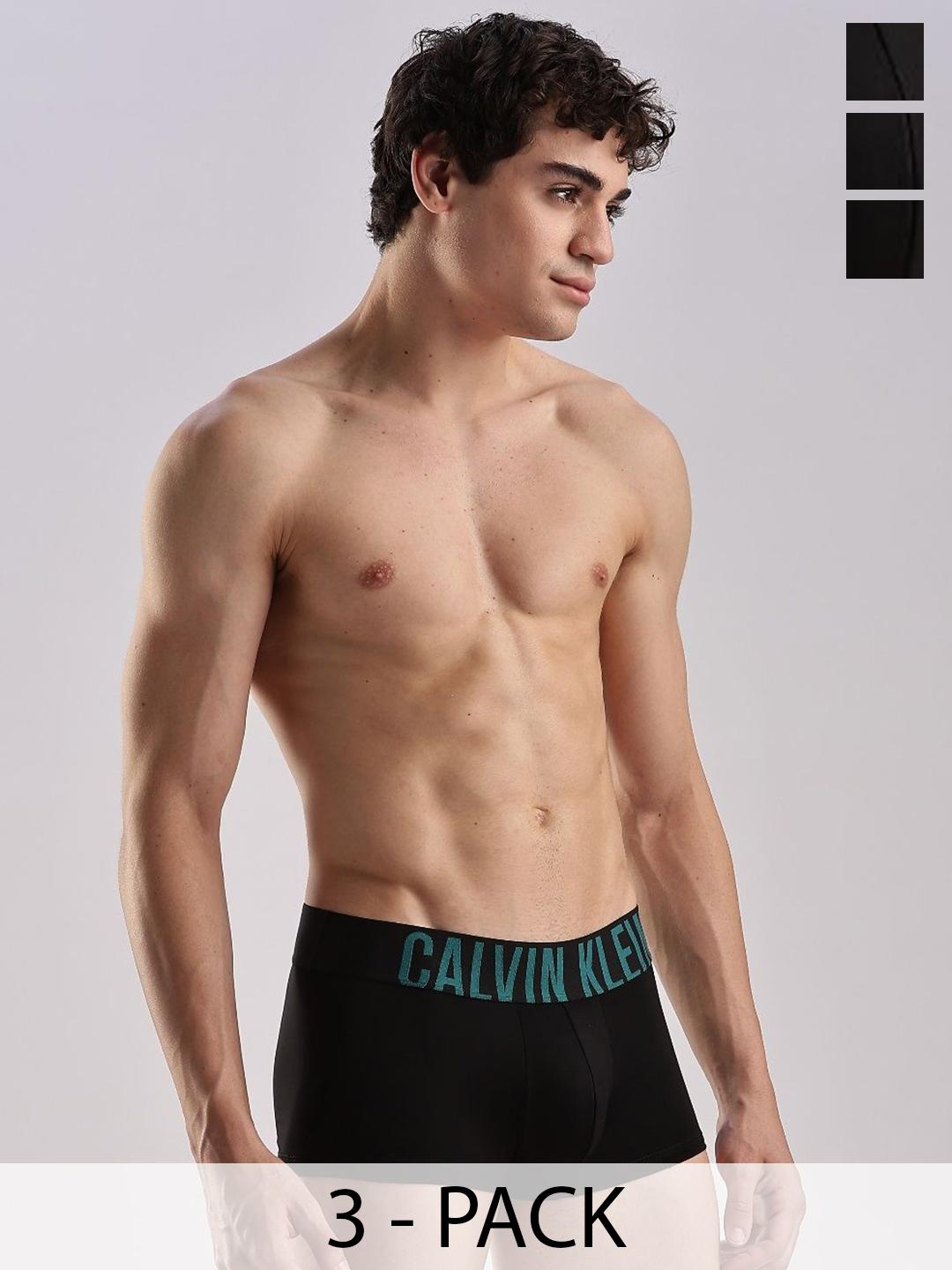 Buy Calvin Klein Underwear Pack Of 3 Low Rise Short Trunks NB3611923 - Trunk for Men 33068780 ...