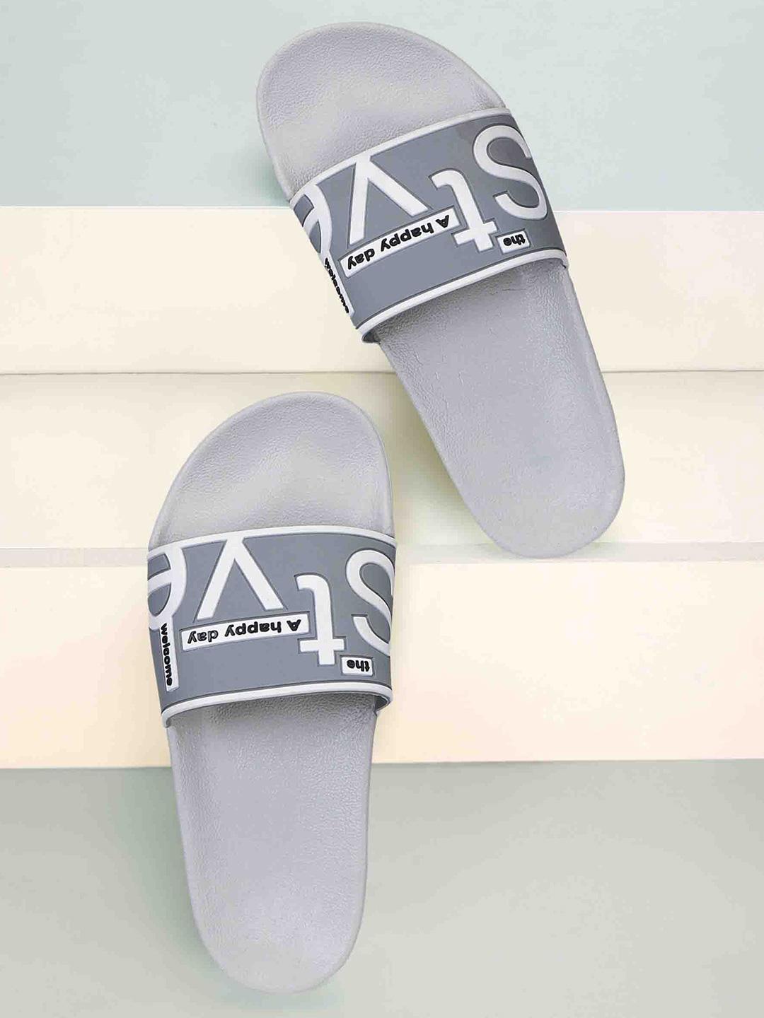 Buy PENNEN Men Printed Sliders - Flip Flops for Men 33075079 | Myntra