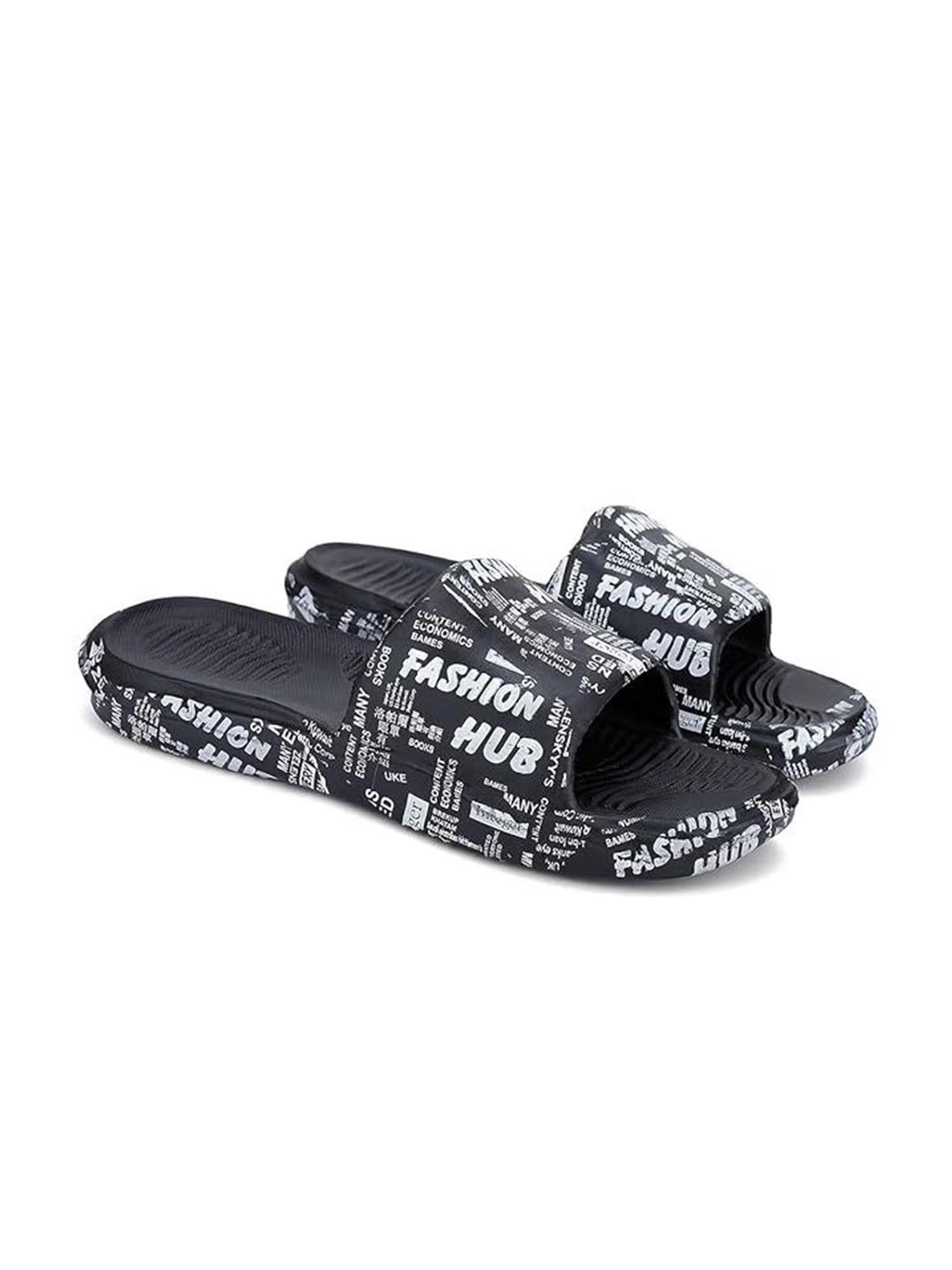 Buy PENNEN Men Printed Sliders - Flip Flops for Men 33075081 | Myntra