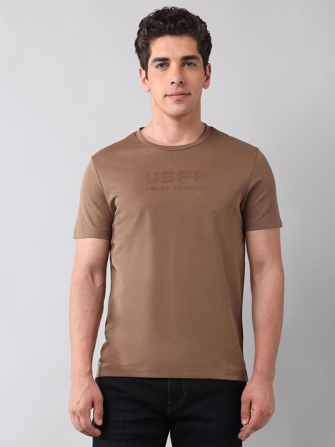 Buy U.S. Polo Assn. Denim Co. Men Brand Logo Printed Slim Fit T Shirt ...