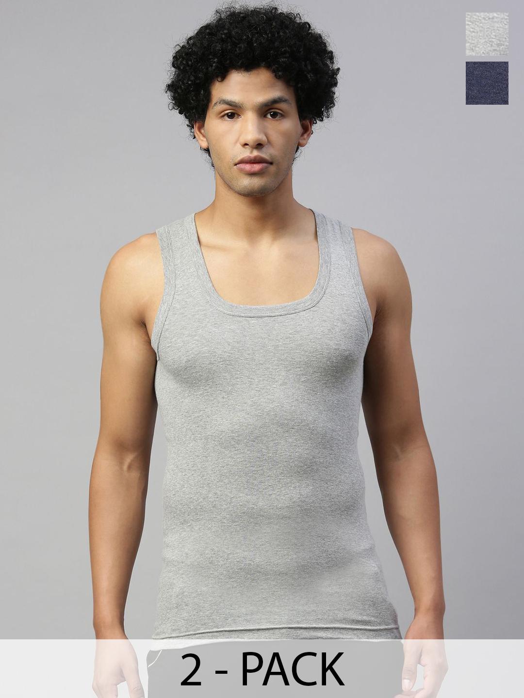 Buy DIXCY SCOTT MAXIMUS Pack Of 2 Gym Innerwear Vests N_MAXV02 STRIKER ...