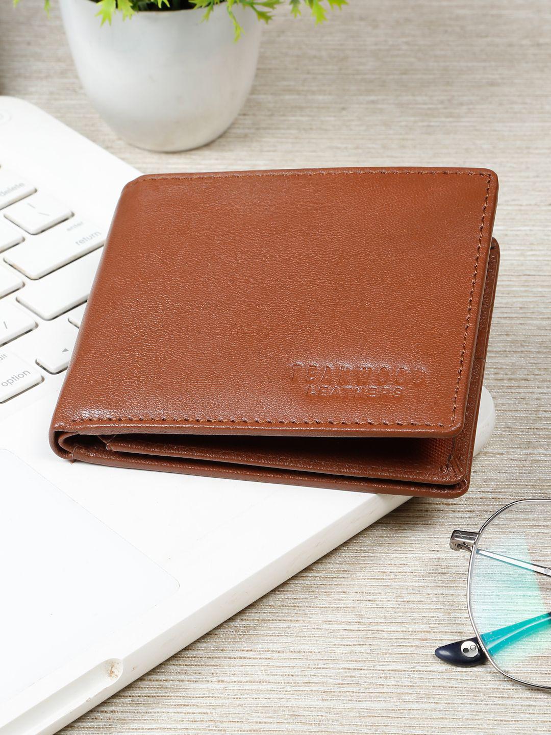 Buy Teakwood Leathers Men Leather Two Fold Wallet - Wallets for Men ...