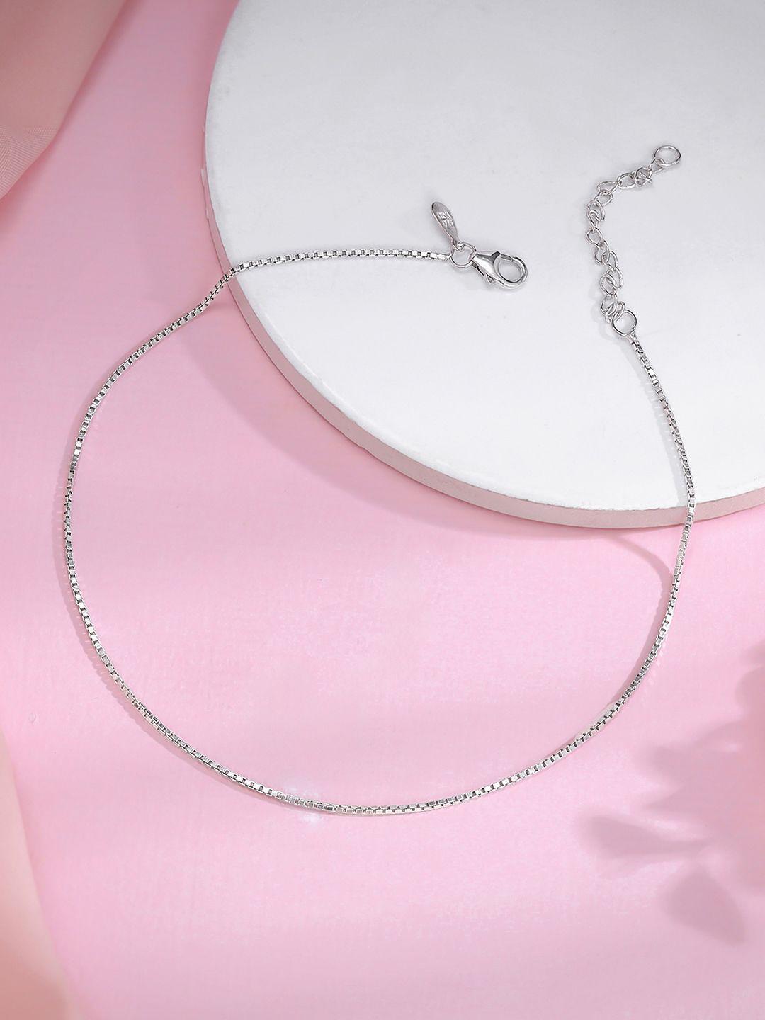 Buy GIVA Rhodium Plated Anklet - Anklet for Women 33121638 | Myntra