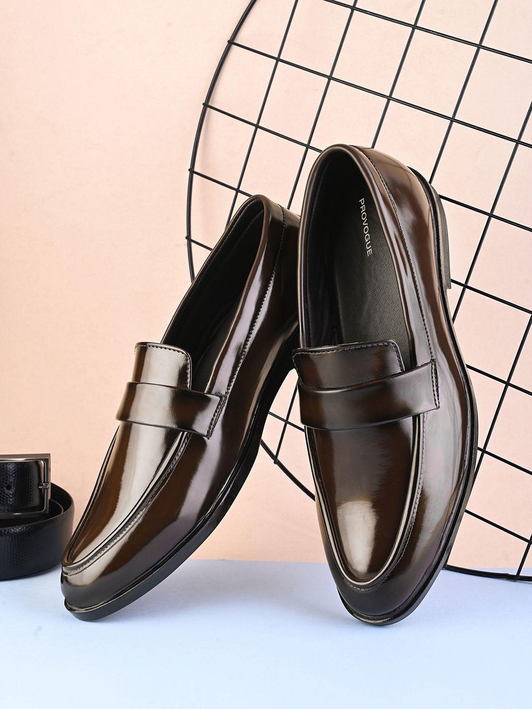 Buy Provogue Men Round Toe Formal Slip Ons - Formal Shoes for Men ...