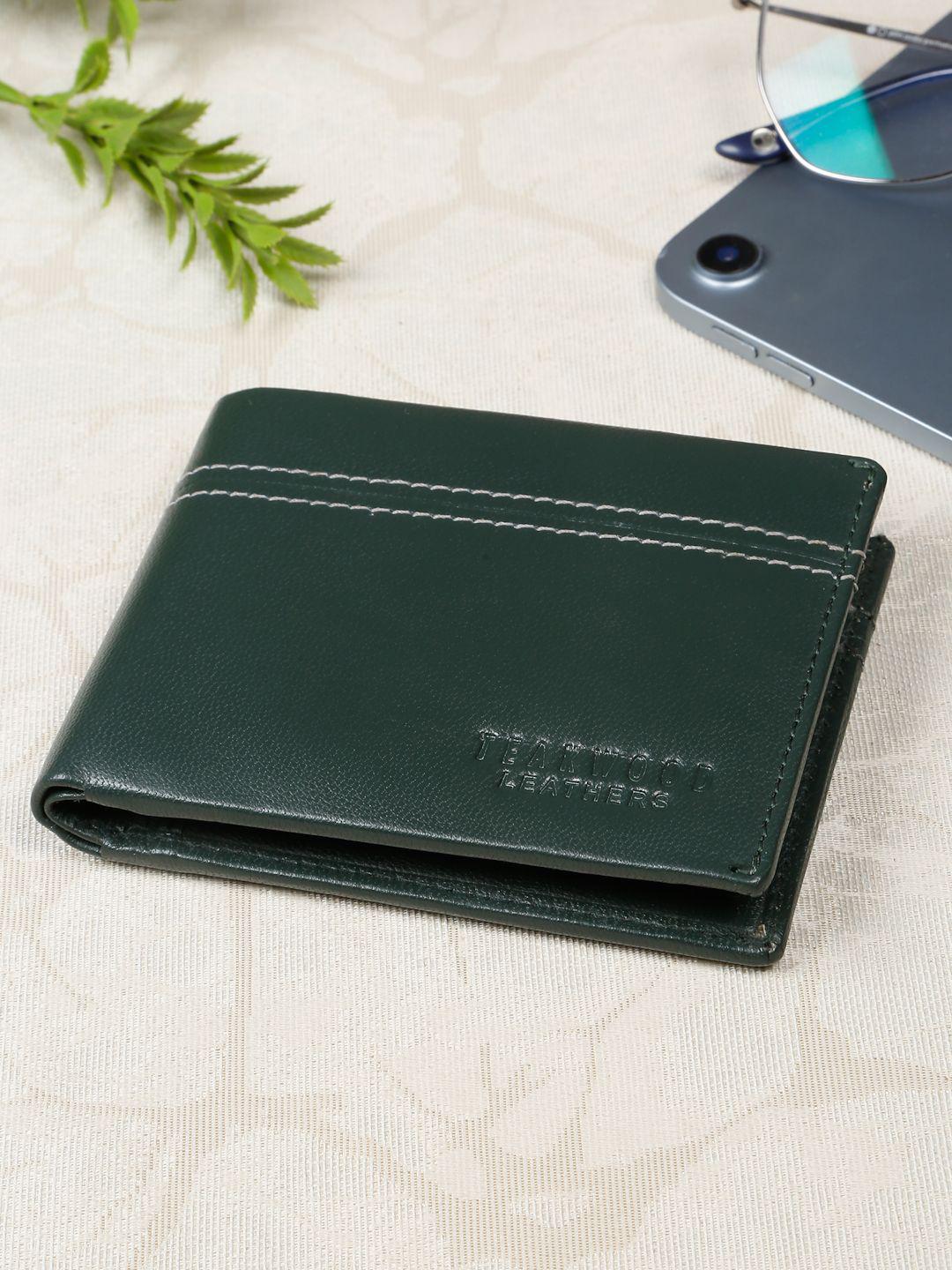 Buy Teakwood Leathers Men Leather Two Fold Wallet - Wallets for Men ...
