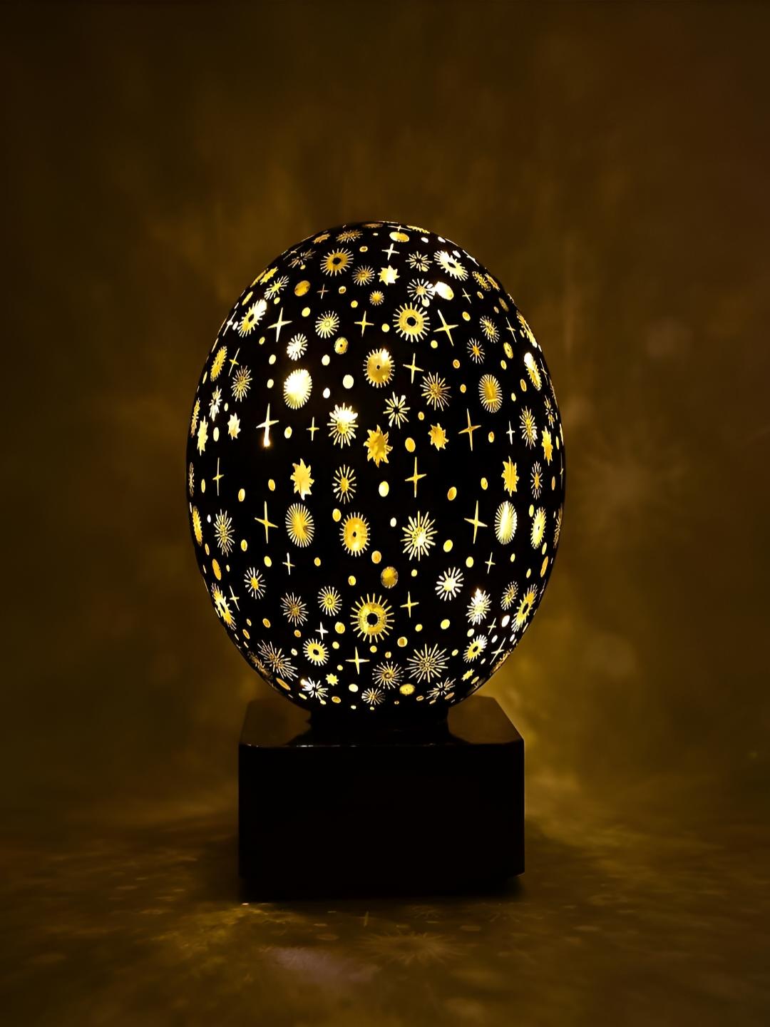 Buy DeoDap Warm Yellow Acrylic Spherical Textured High Quality ...
