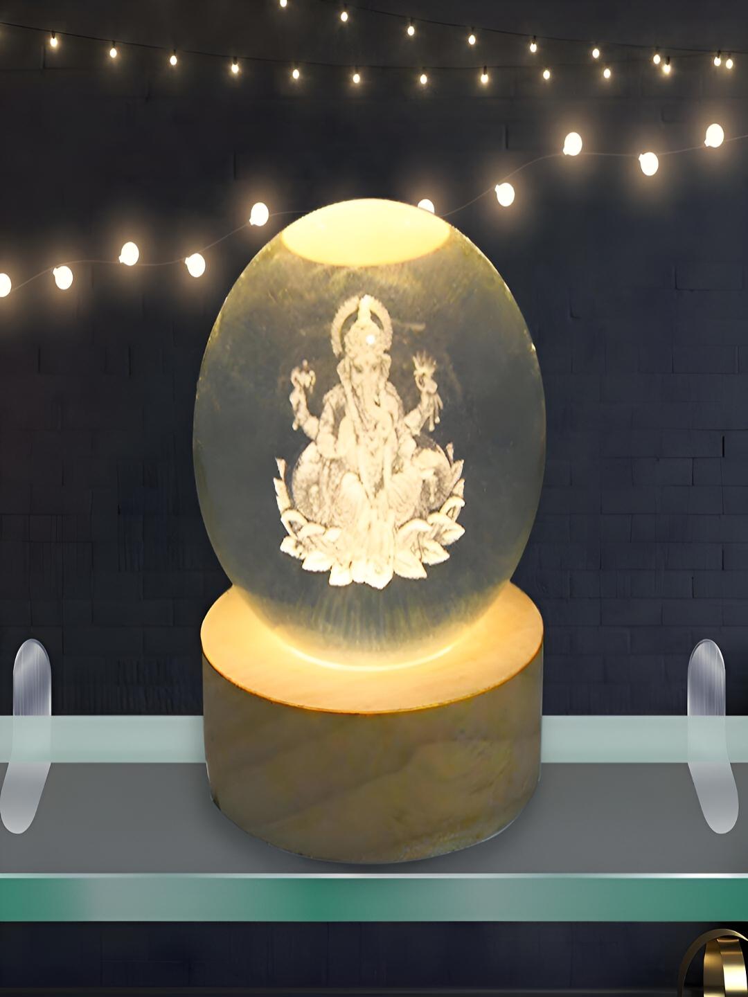 Buy DeoDap Ball Lamp Transparent Crystal Glossy Living Room Small ...