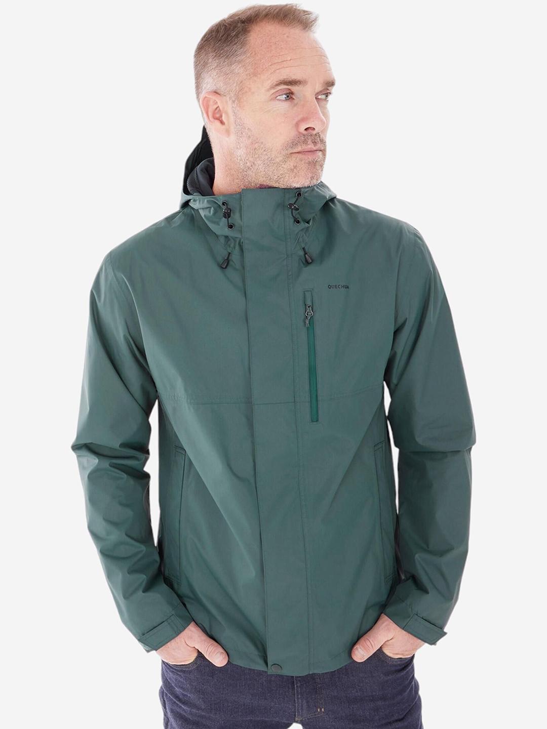 Buy Decathlon QUECHUA Men Waterproof Hiking Rain Jacket - Jackets for ...