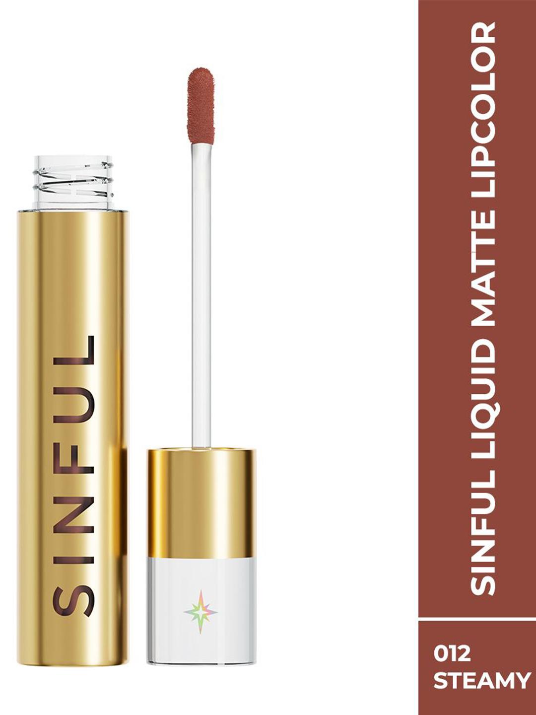 Buy Colorbar Sinful Matte Non Transfer Liquid Lipstick 3 G Steamy 012 ...