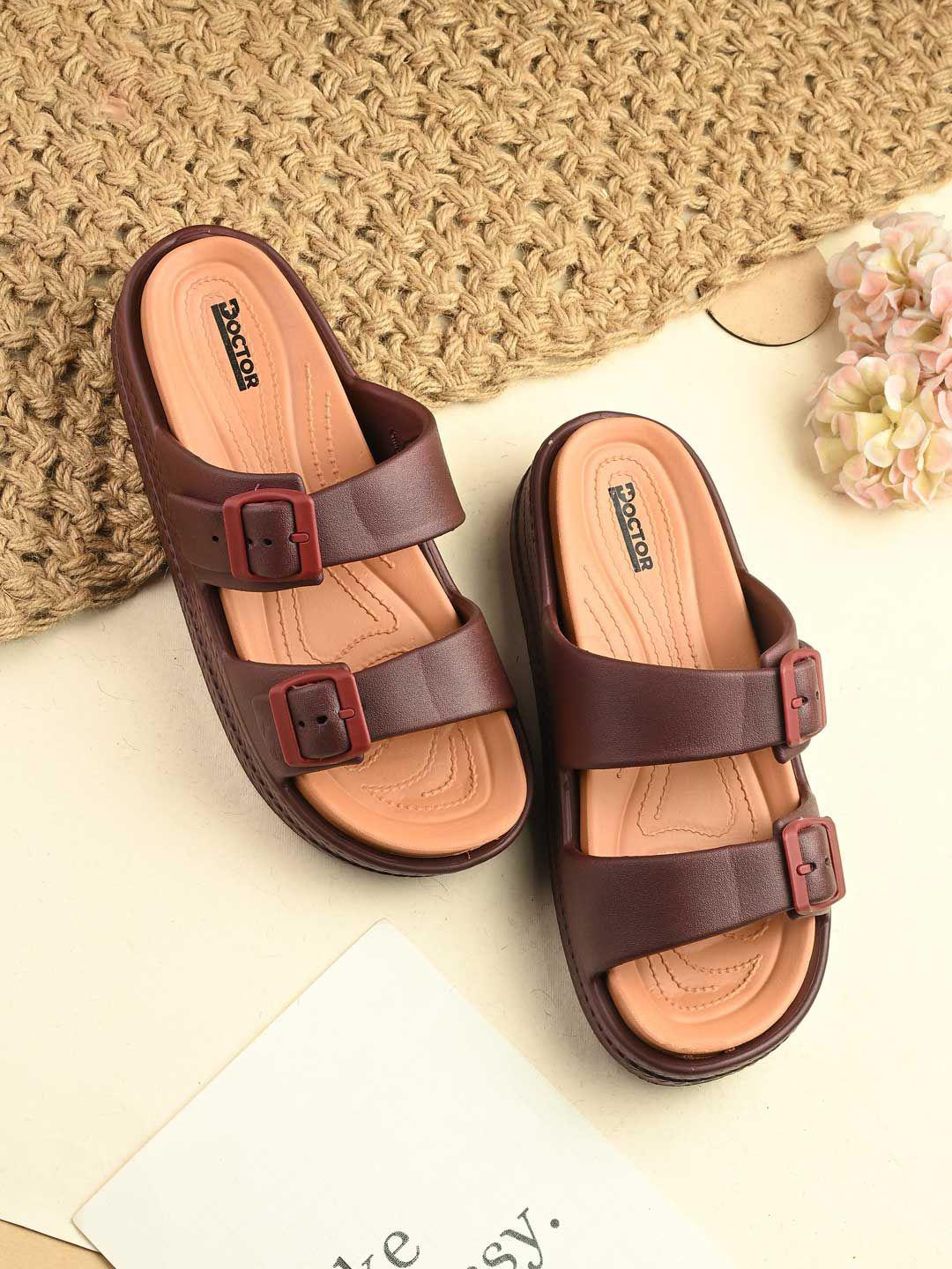 Buy DOCTOR HEALTH SUPER SOFT Women Sliders - Flip Flops for Women ...