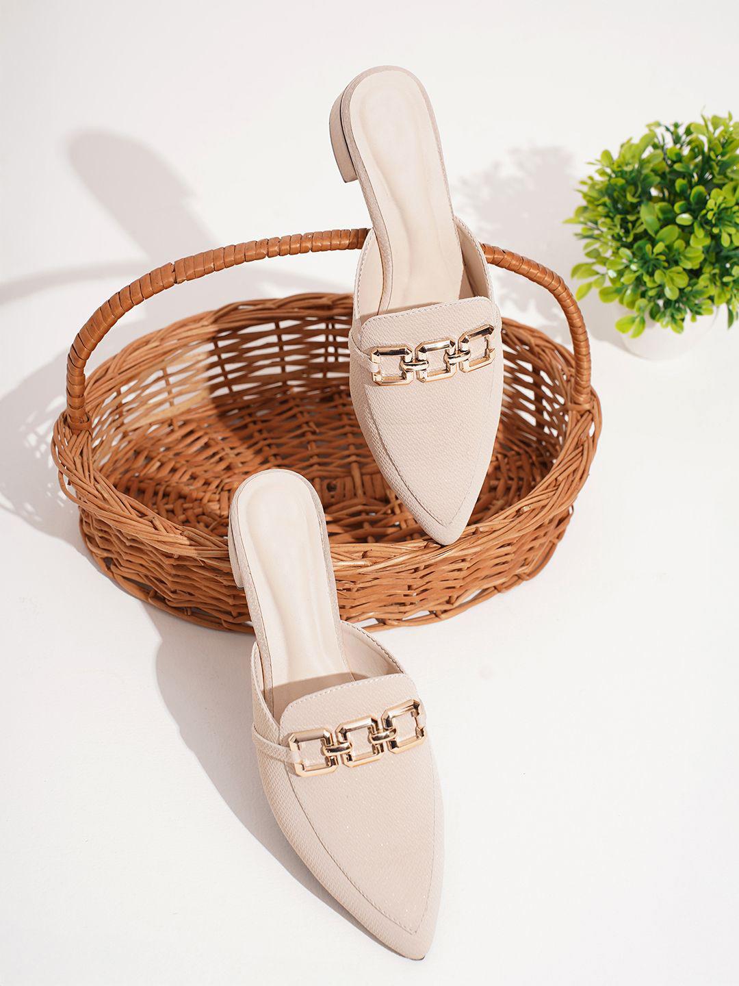 Buy Froh Feet Women Block Mules With Buckles - Heels for Women 34142454 ...