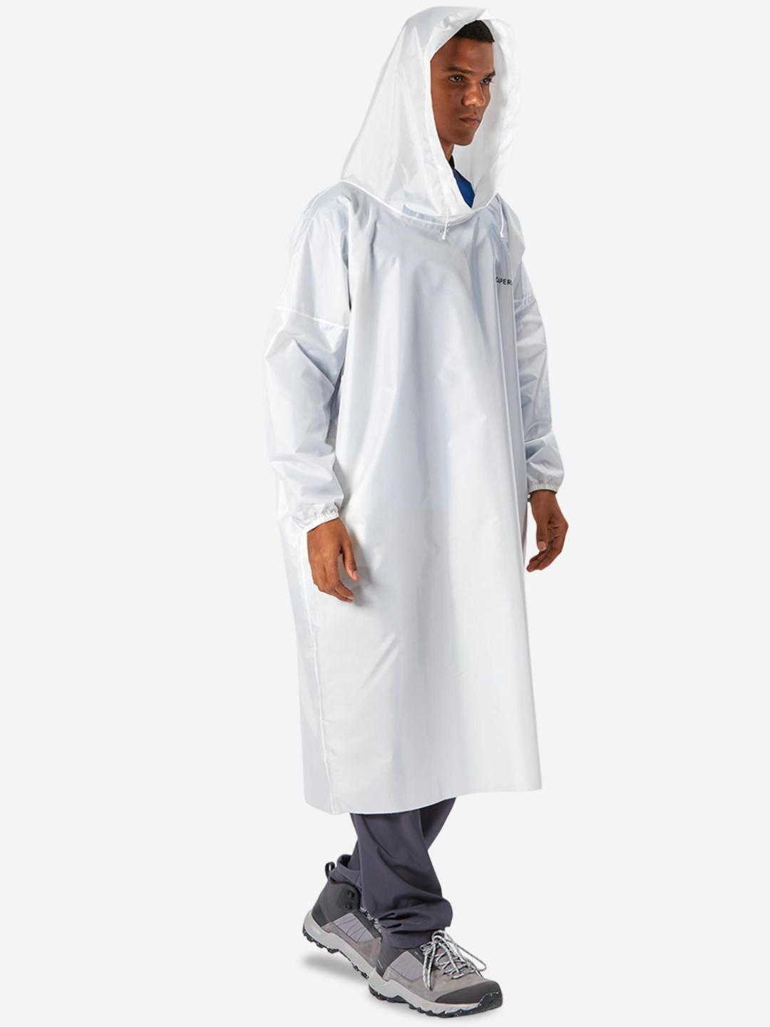 Buy Decathlon CAPERLAN Waterproof Rain Poncho With Storage Pouch - Rain ...