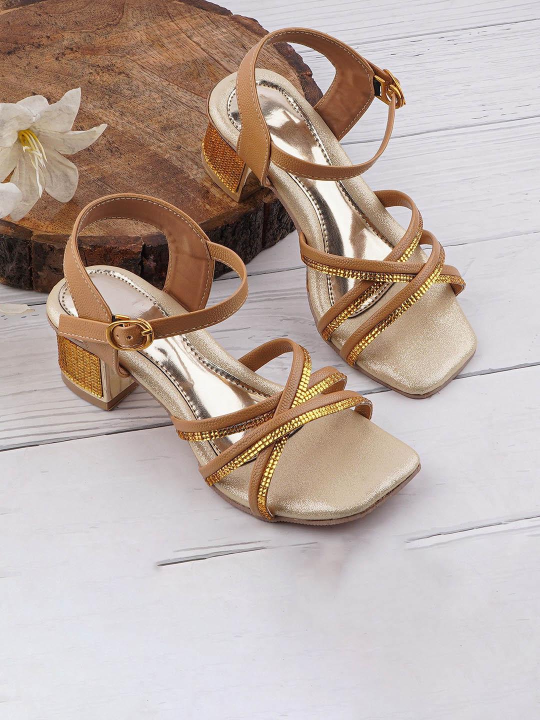 Buy BAESD Girls Embellished Block Heels - Heels for Girls 34177445 | Myntra