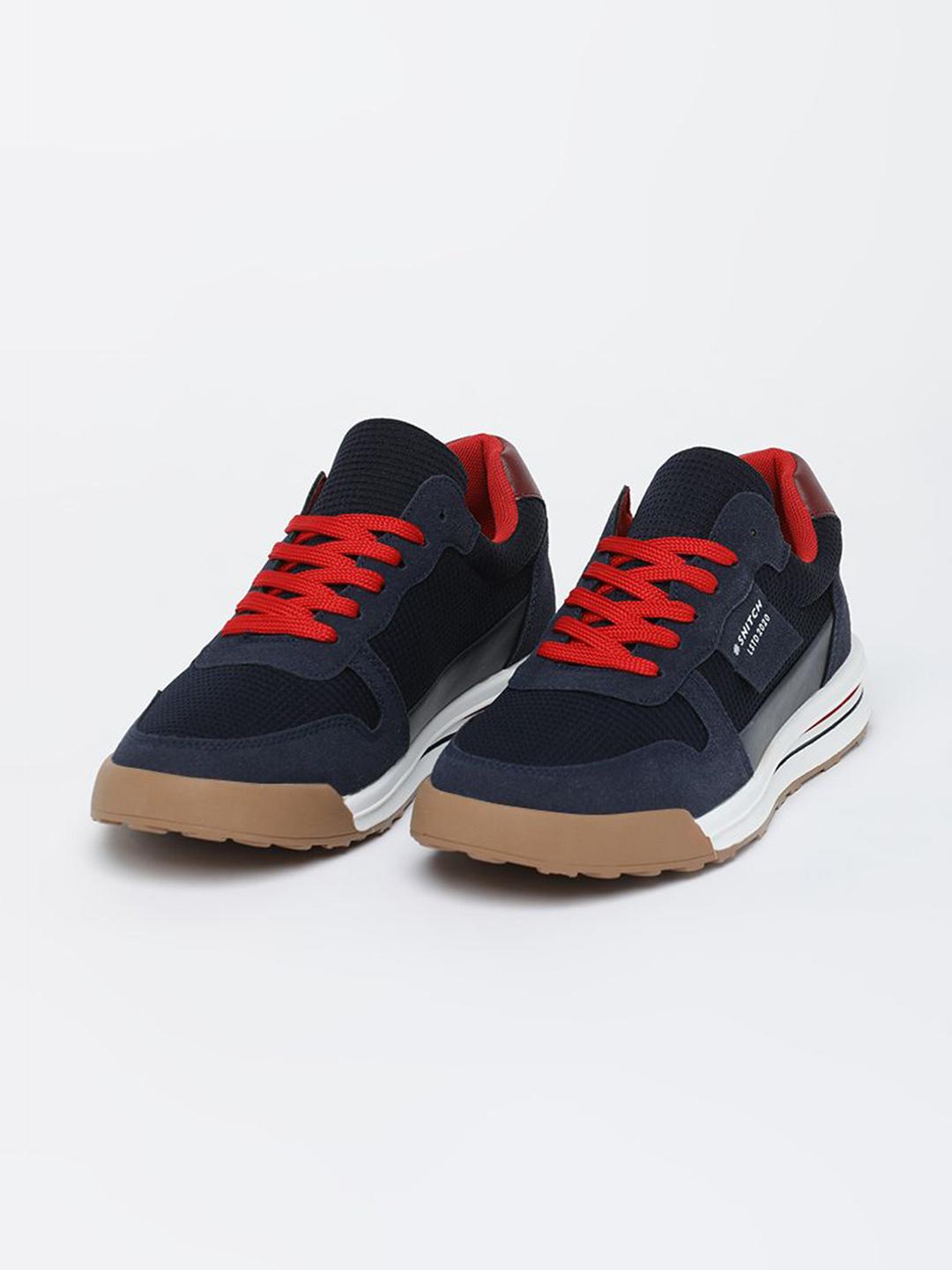 Buy Snitch Men Textured Lightweight Sneakers - Casual Shoes for Men ...