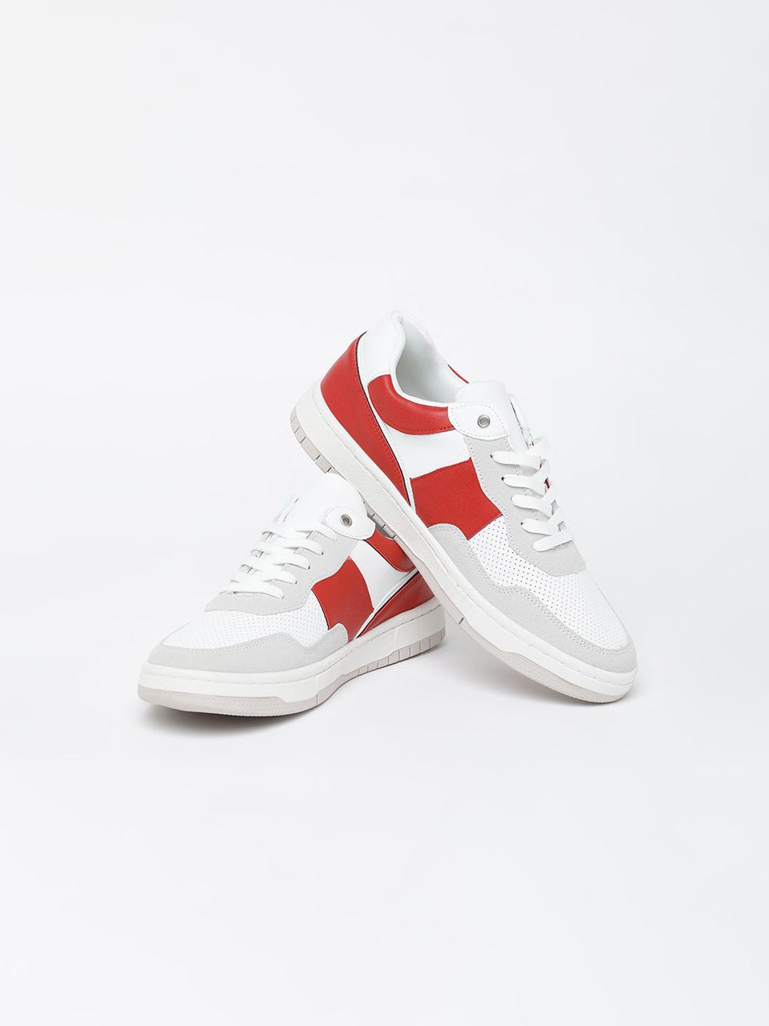 Buy Snitch Colourblocked PU Sneakers - Casual Shoes for Men 34177430 ...