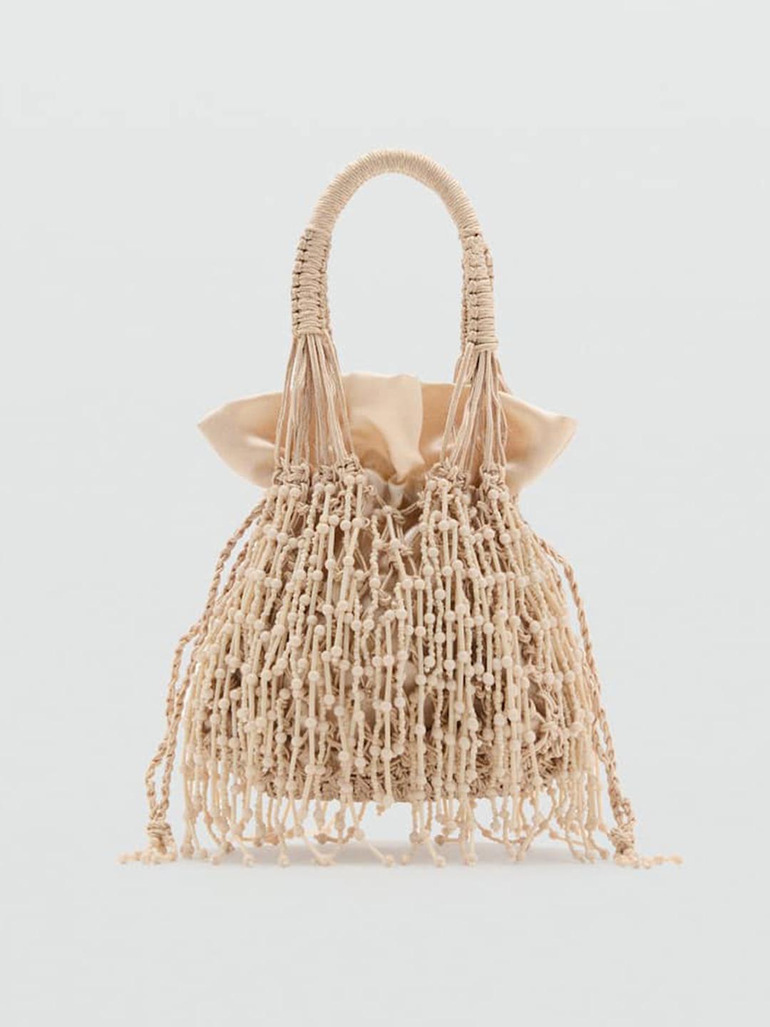 Buy MANGO Embellished Structured Party Handheld Bag - Handbags for ...
