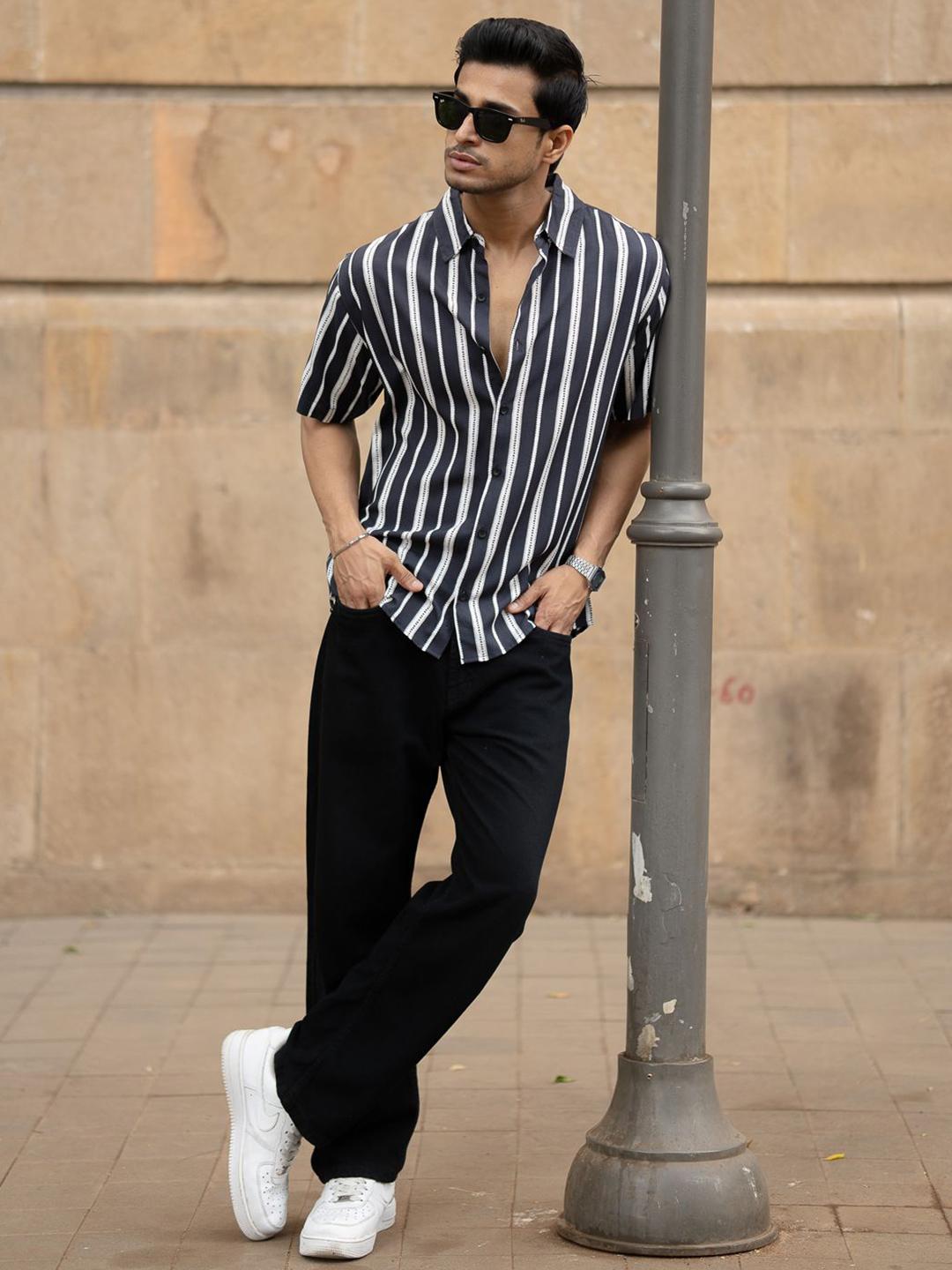 Buy Powerlook Short Sleeves Flowy Shirt - Shirts for Men 34221082 | Myntra