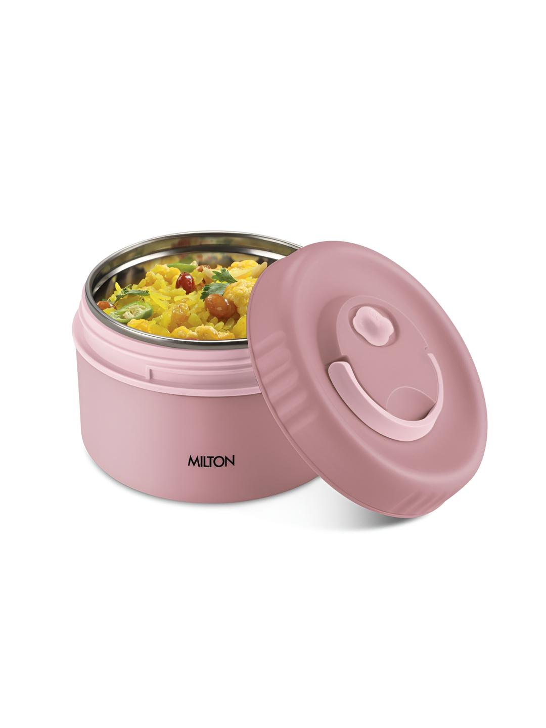 Buy Milton Snack Box Big Inner Steel PU Insulated 510 Ml Leak Proof Air ...