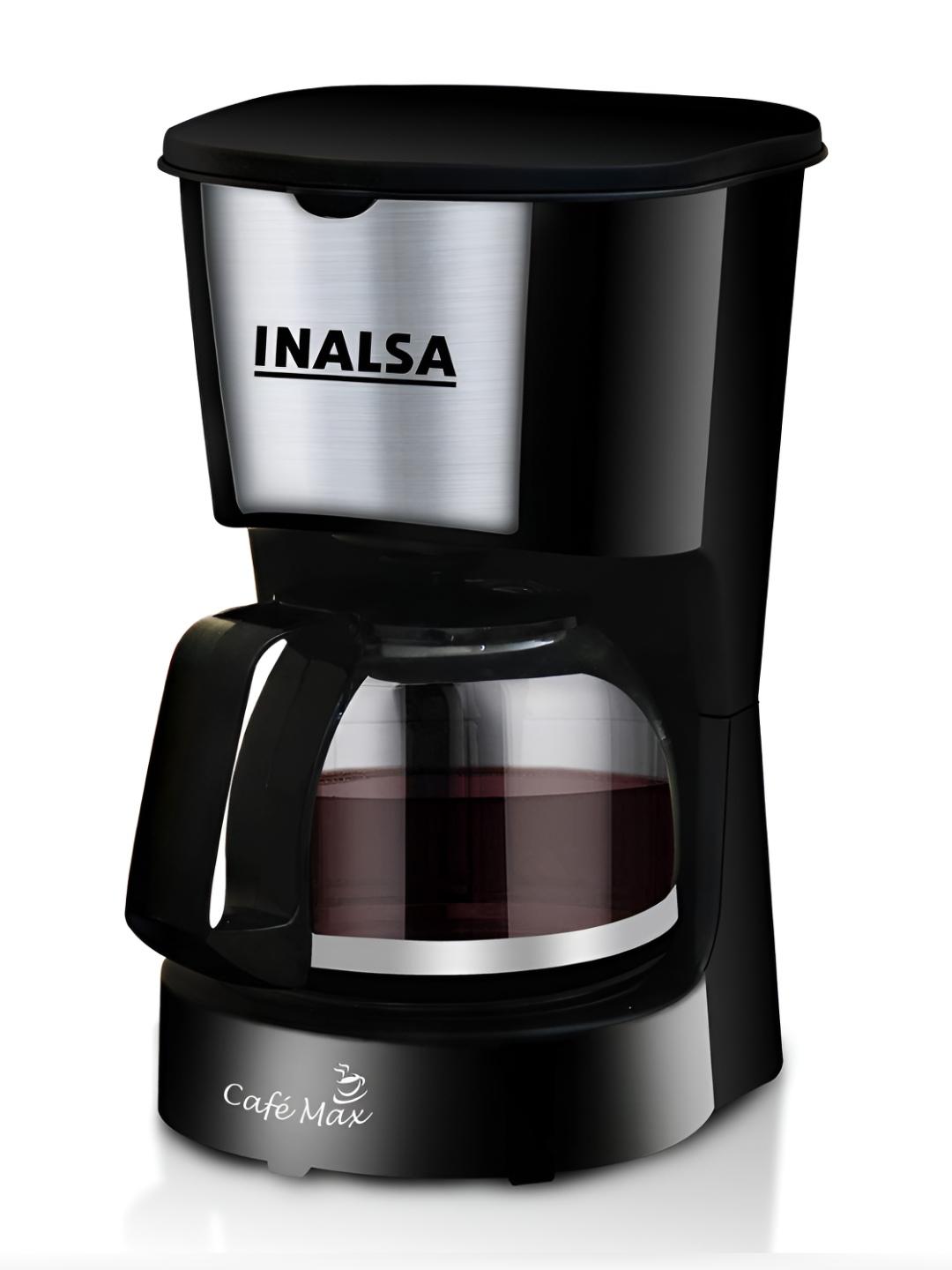 Buy Inalsa Black 2025 Stainless Steel Battery Filter Coffee Maker ...
