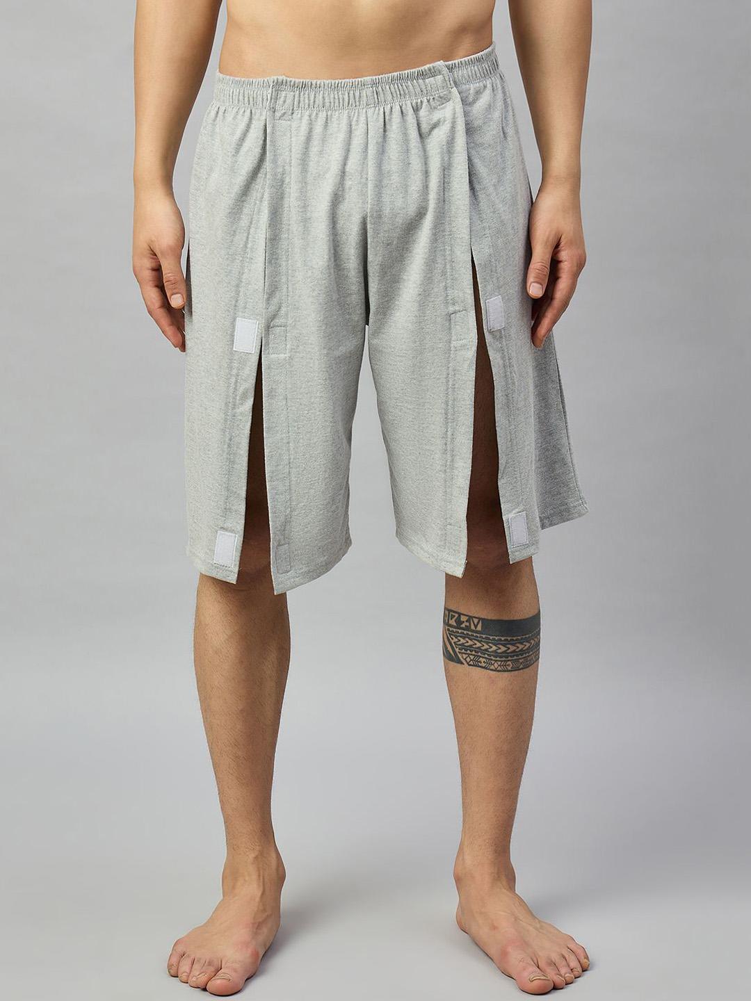 Buy Haxor Men Regular Fit Low Rise Adaptive Lounge Shorts - Lounge ...
