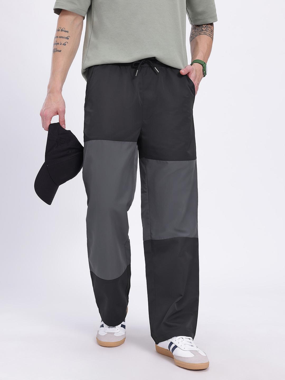 Buy Glitchez Men Dual Tone Drip Relaxed Fit Trouser - Trousers for Men ...