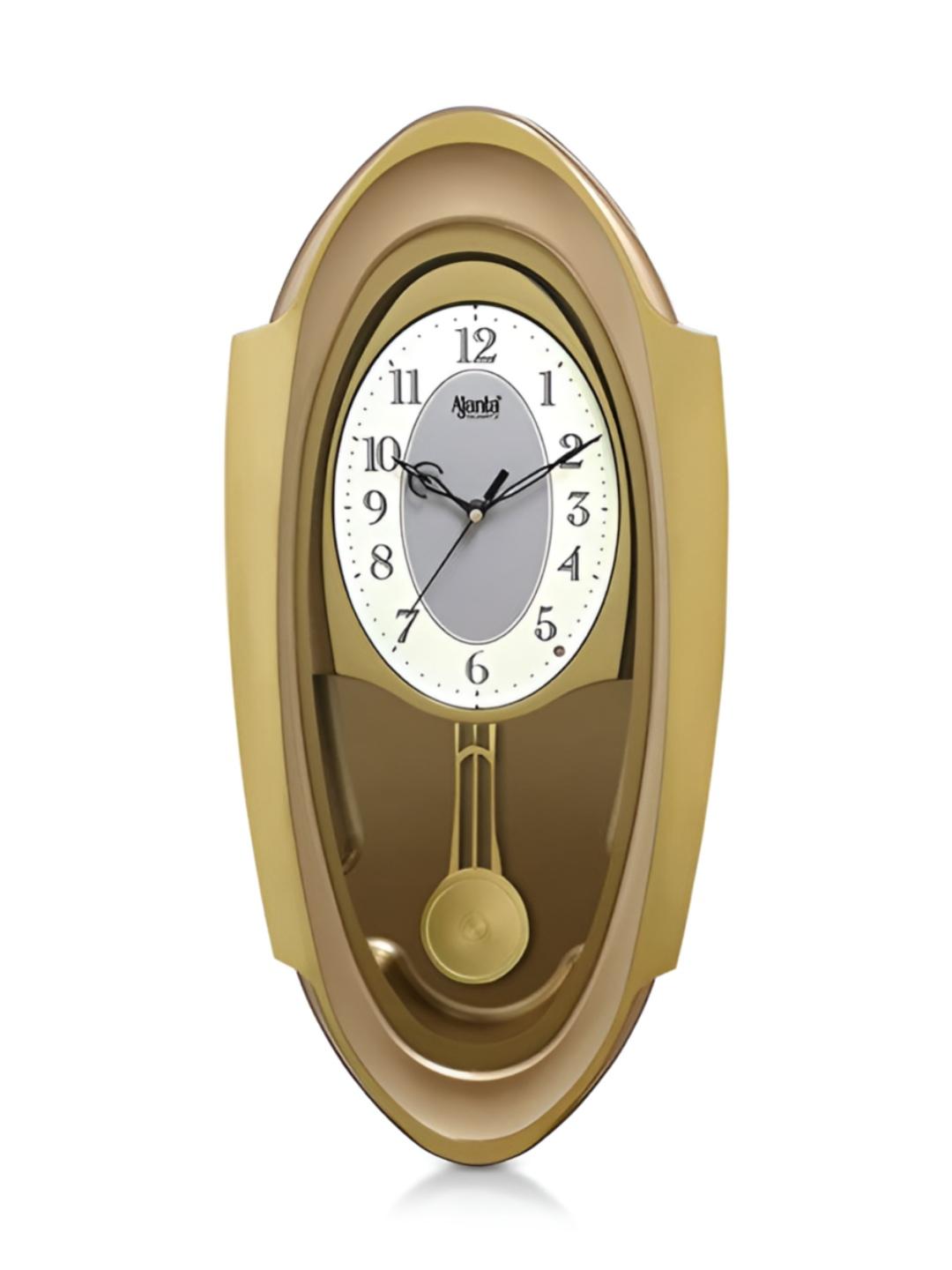 Buy Ajanta Ivory Classic Musical Pendulum Wall Clock - Clocks for ...