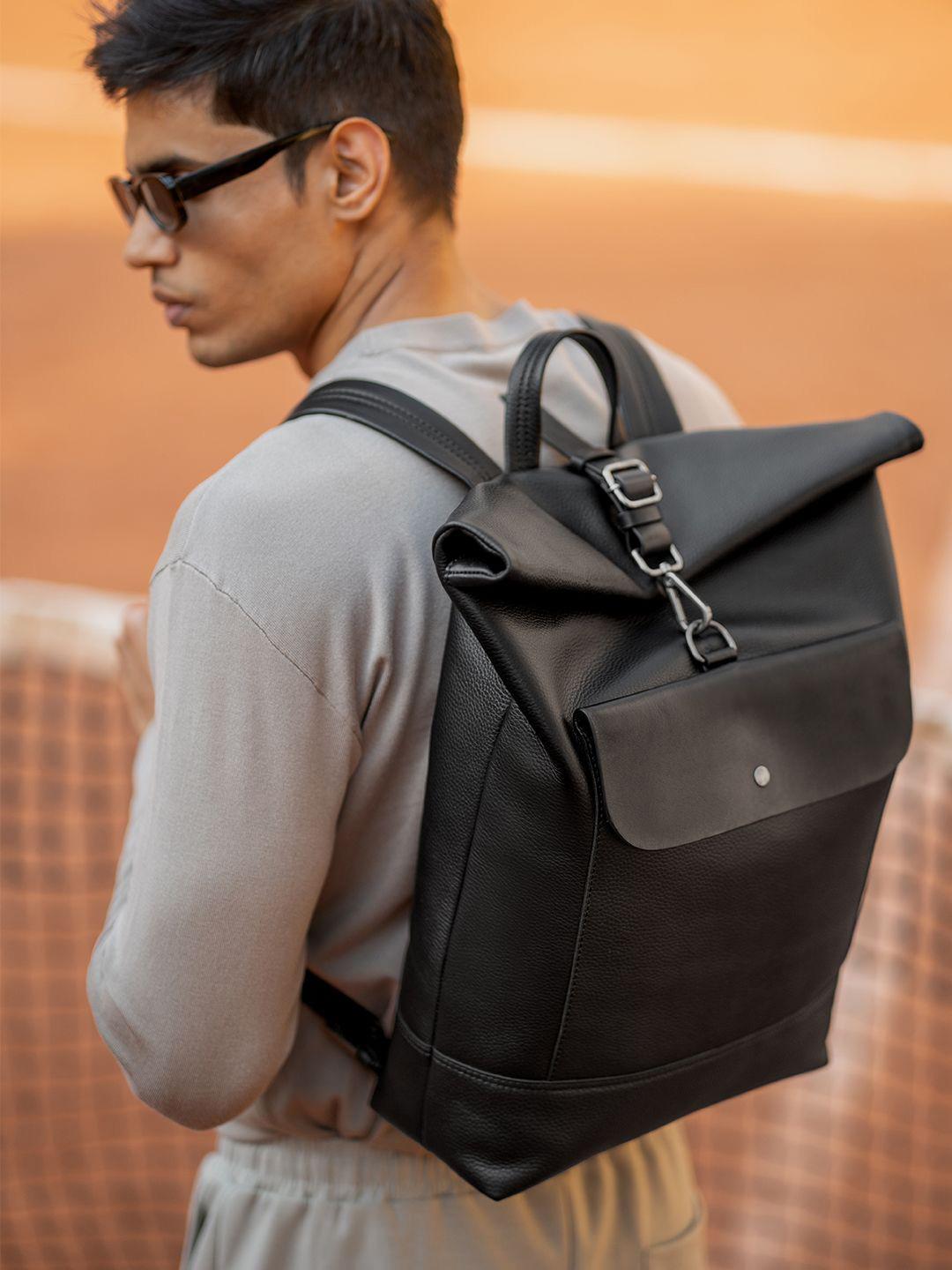 Buy MAI SOLI Berlin Black Backpack - Backpacks for Men 33907657 | Myntra