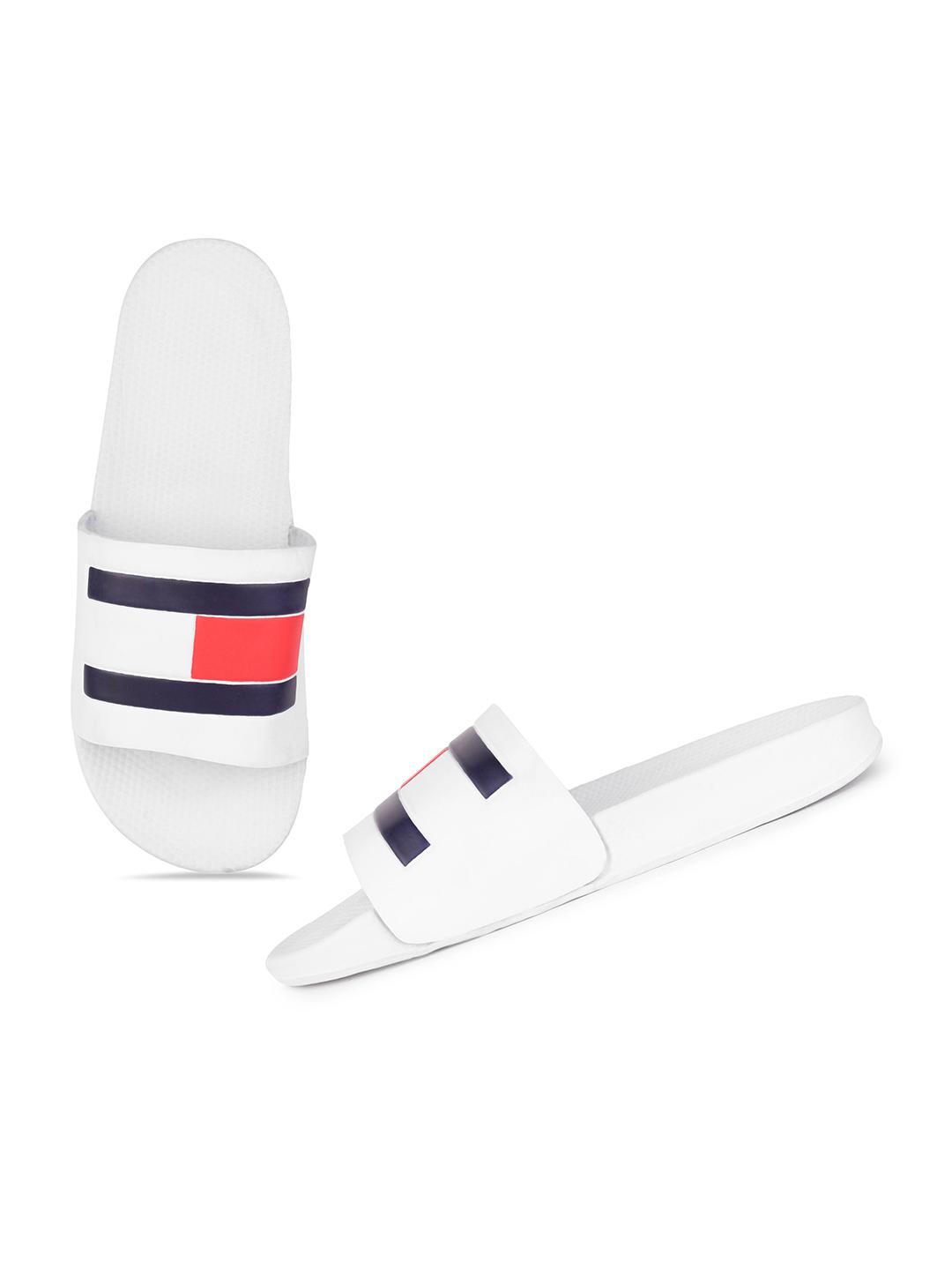 Buy PENNEN Men Self Design Sliders - Flip Flops for Men 33905732 | Myntra