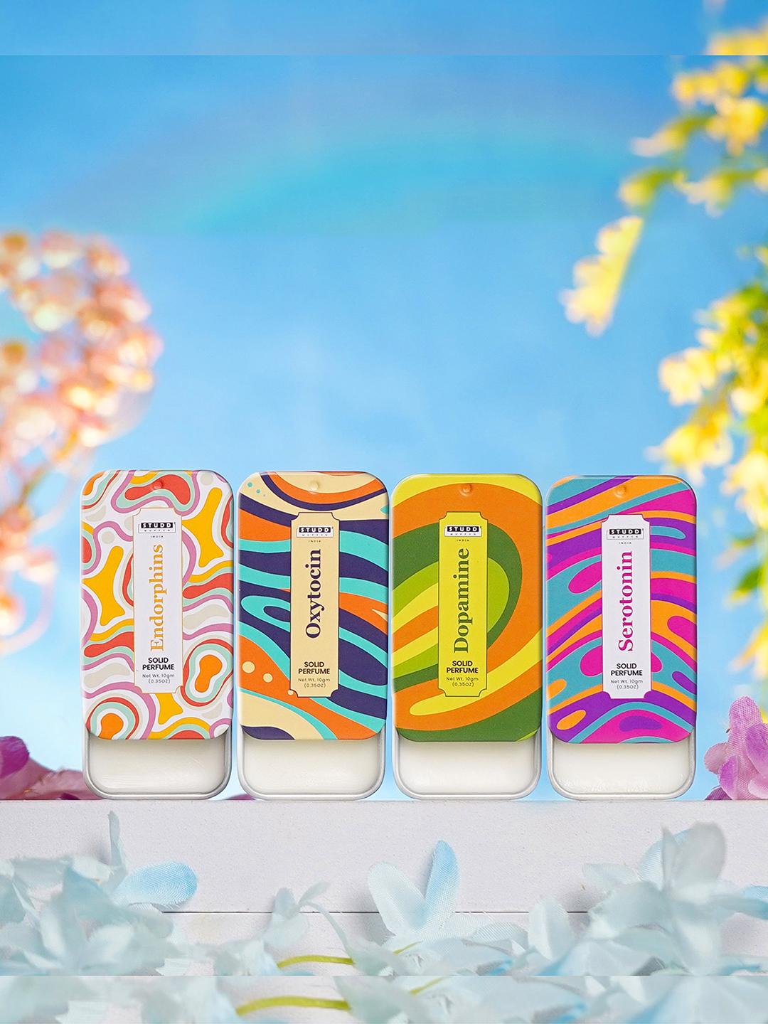 Buy Studd Muffyn Set Of 4 Endorphins, Oxytocin, Dopamine, Serotonin Solid Perfume 10 Ml Each ...