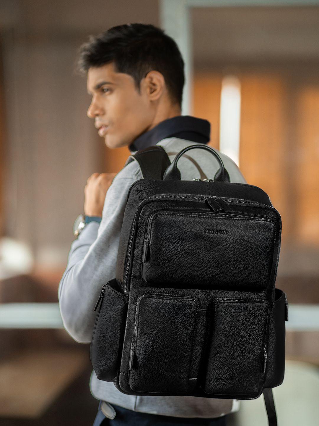 Buy MAI SOLI Cairo Black Backpack - Backpacks for Men 33907652 | Myntra