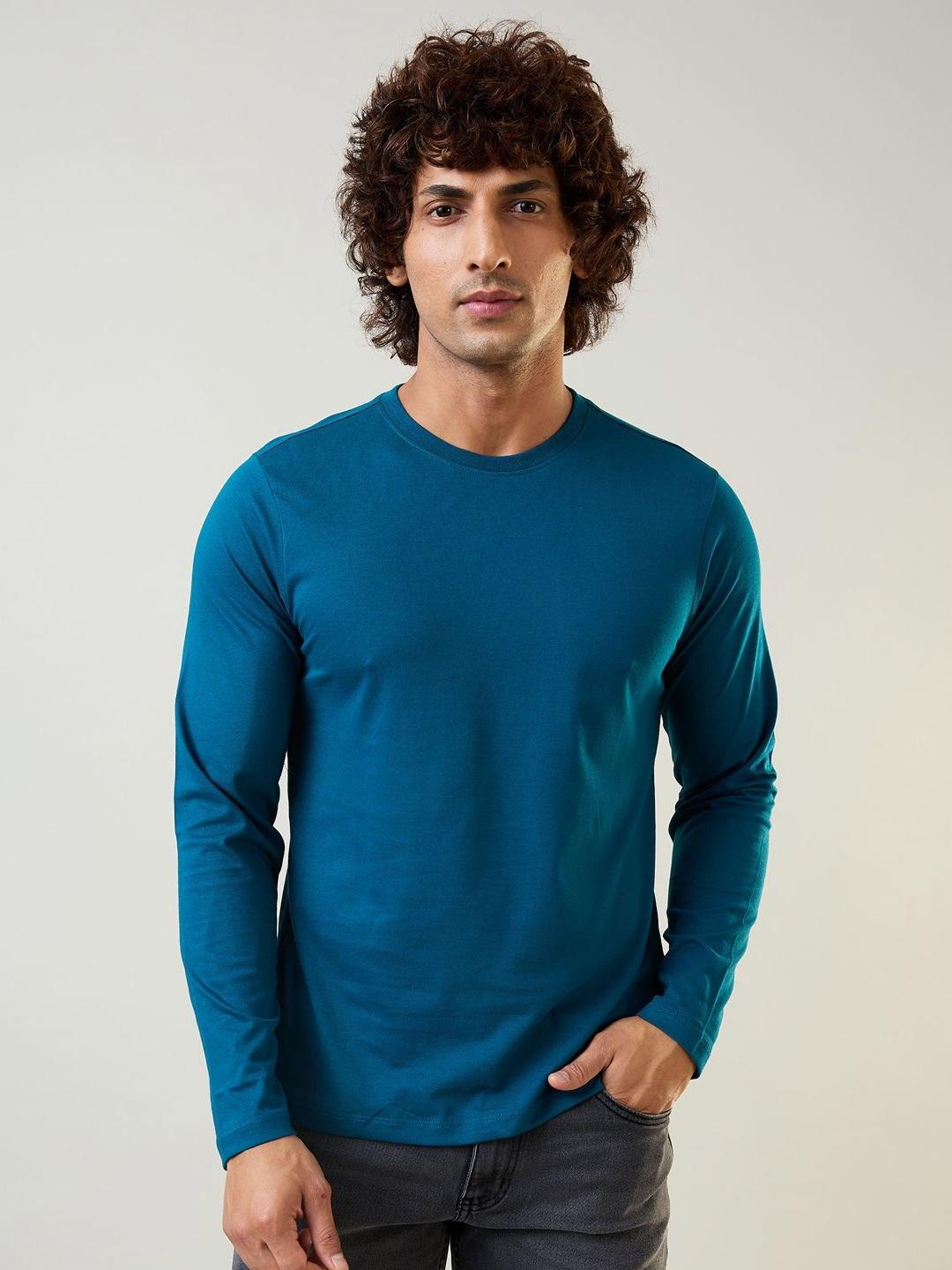 Buy TIM PARIS Round Neck Pure Cotton T Shirt - Tshirts for Men 34416085 ...