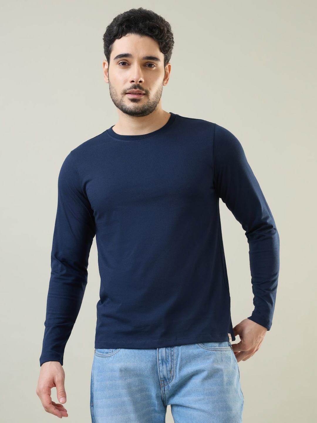 Buy TIM PARIS Round Neck Pure Cotton T Shirt - Tshirts for Men 34416223 ...