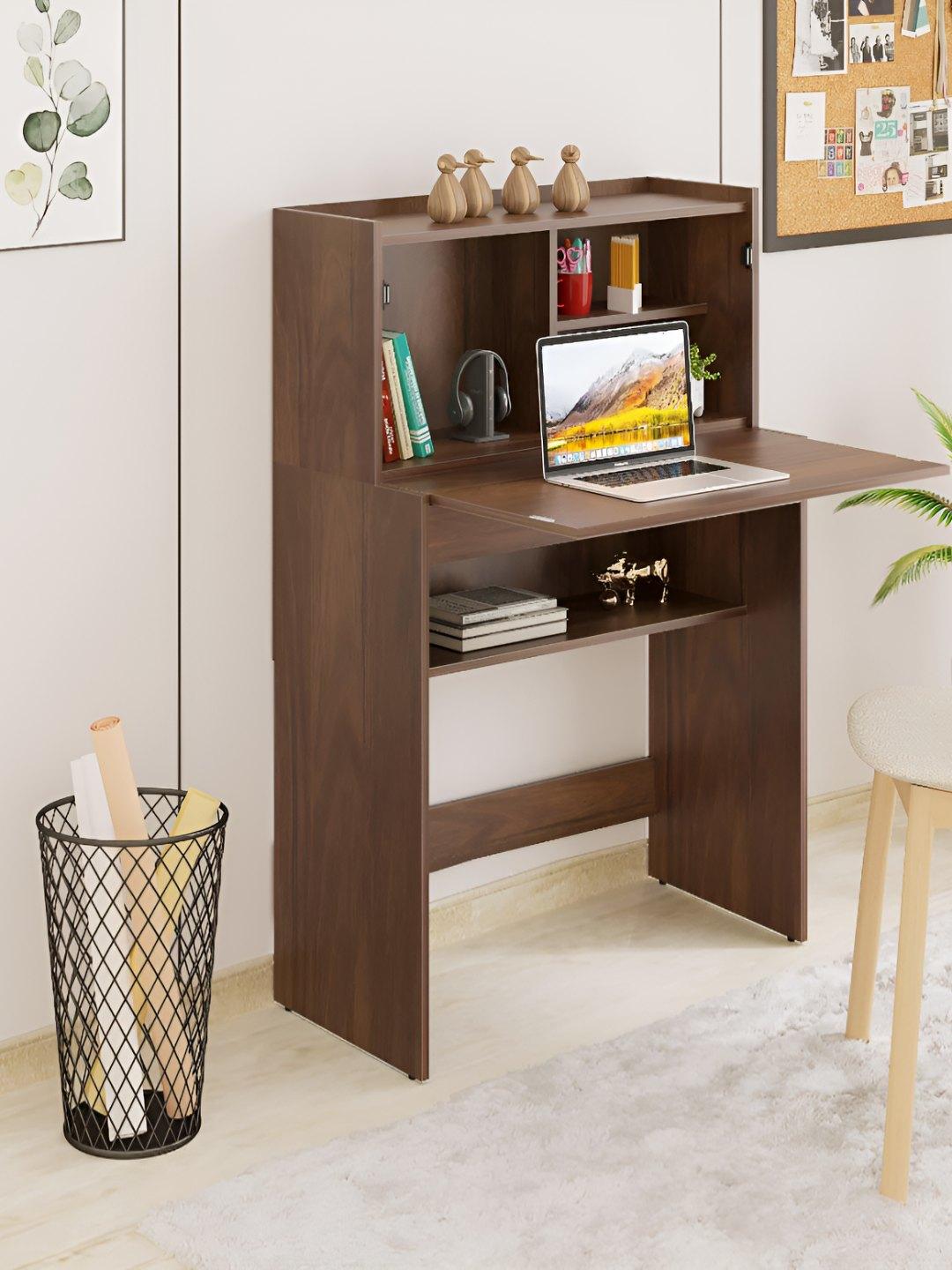 Buy Bluewud Brown Engineered Wood Multiple Storage Study & Computer ...