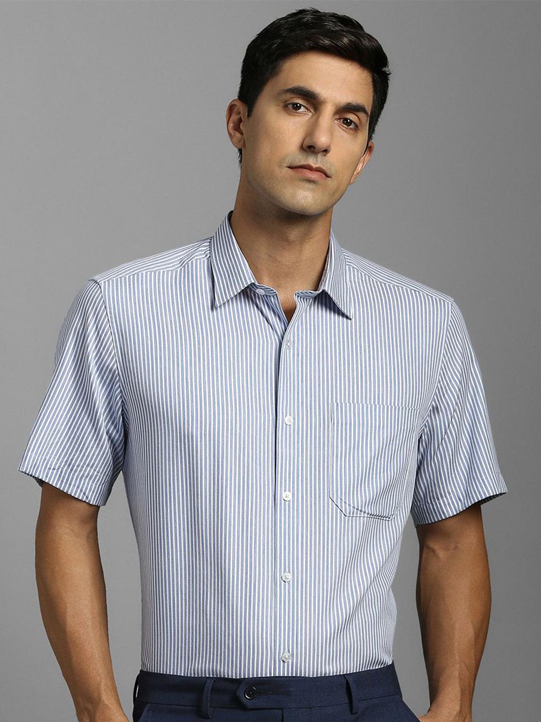Buy Louis Philippe Vertical Stripes Formal Shirt - Shirts for Men ...