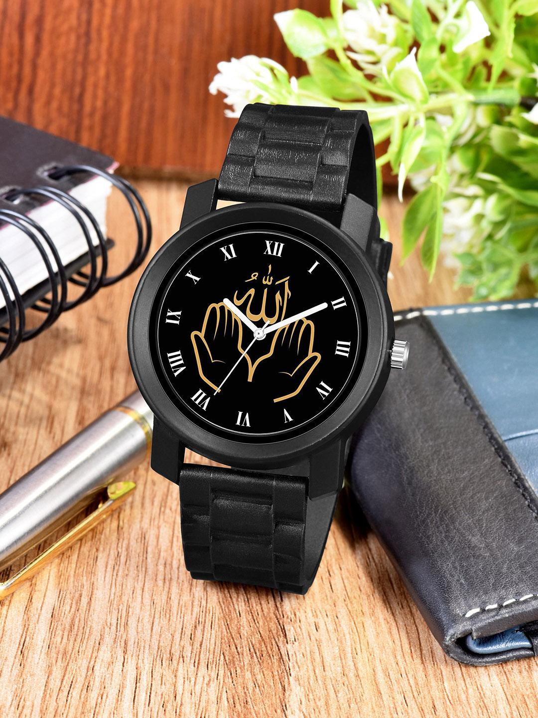 Buy CSAMON Men Printed Dial Analogue Watch PandoBLK Islamic ROM03 CD_SH ...
