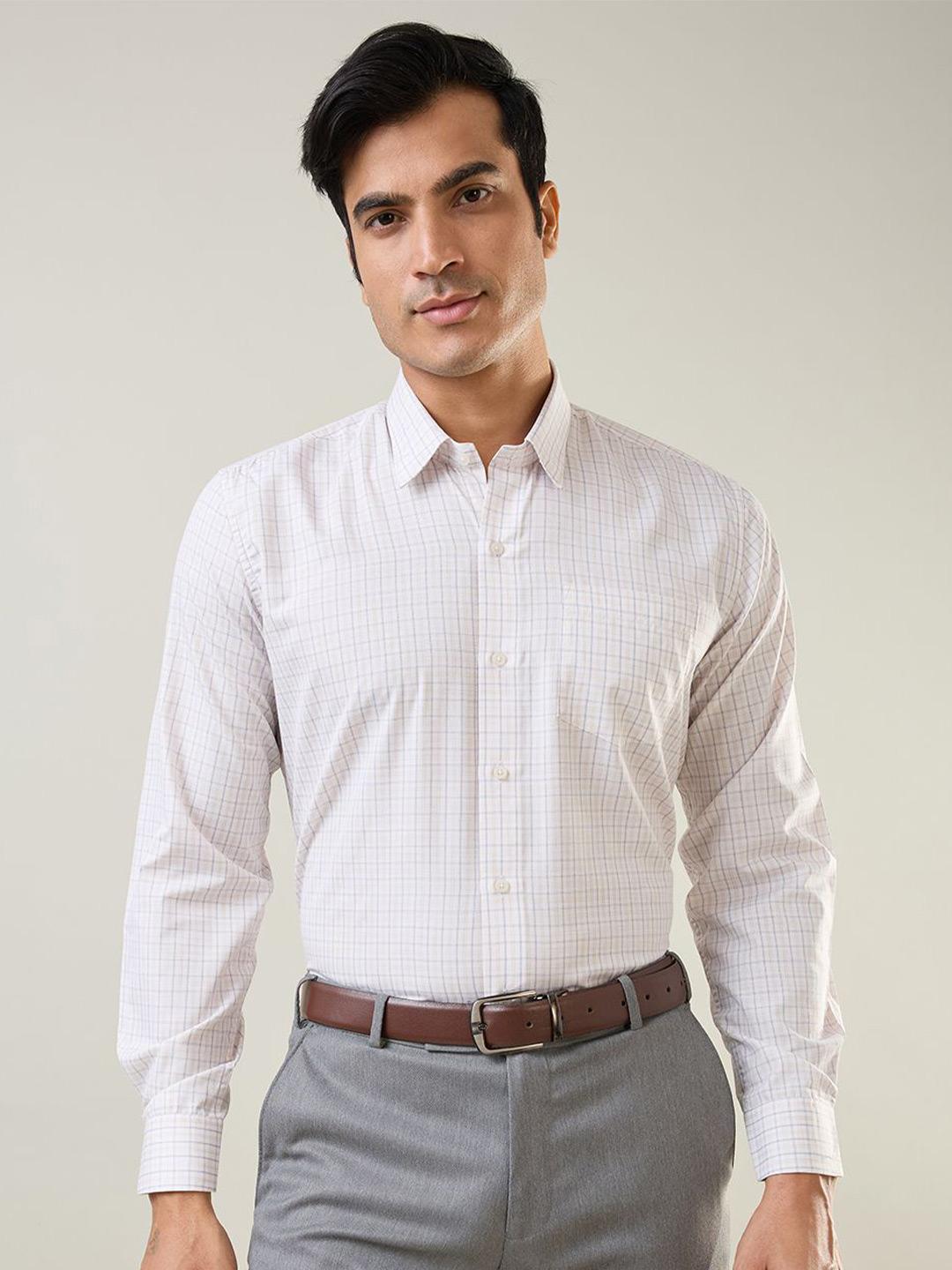 Buy TIM PARIS Grid Tattersall Checked Casual Shirt - Shirts for Men ...